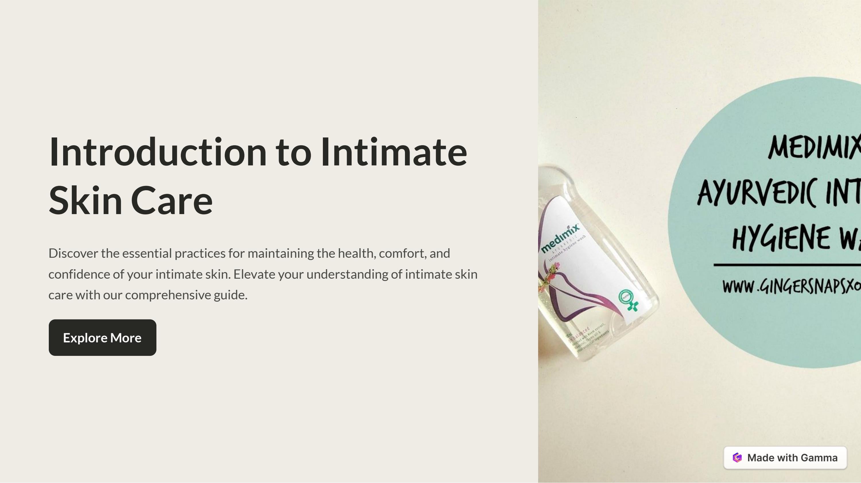 The Complete Guide to Intimate Skin Care: Prioritizing Health, Comfort ...