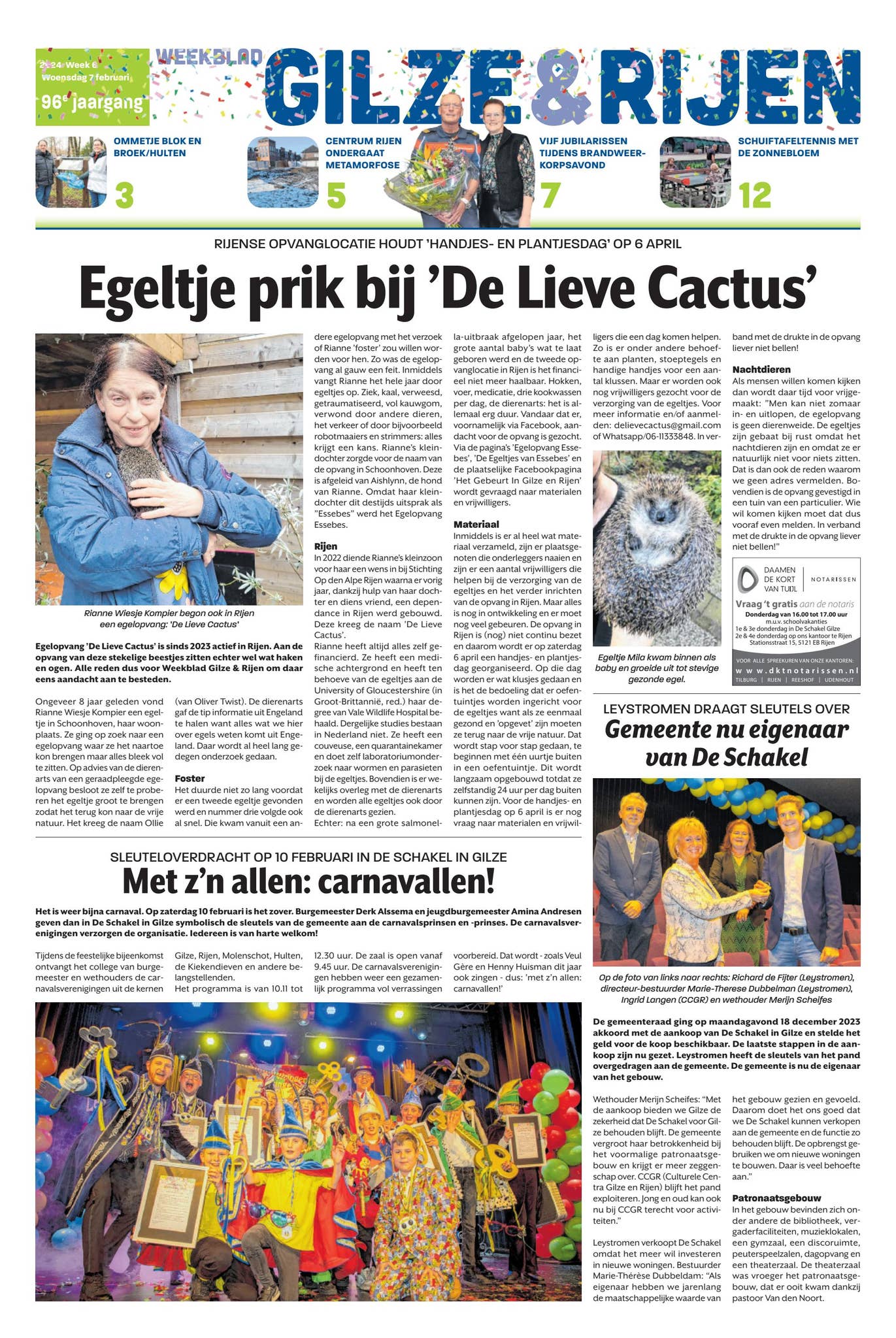 Weekblad Gilze en Rijen 07-02-2024 by Uitgeverij Em de Jong - Issuu