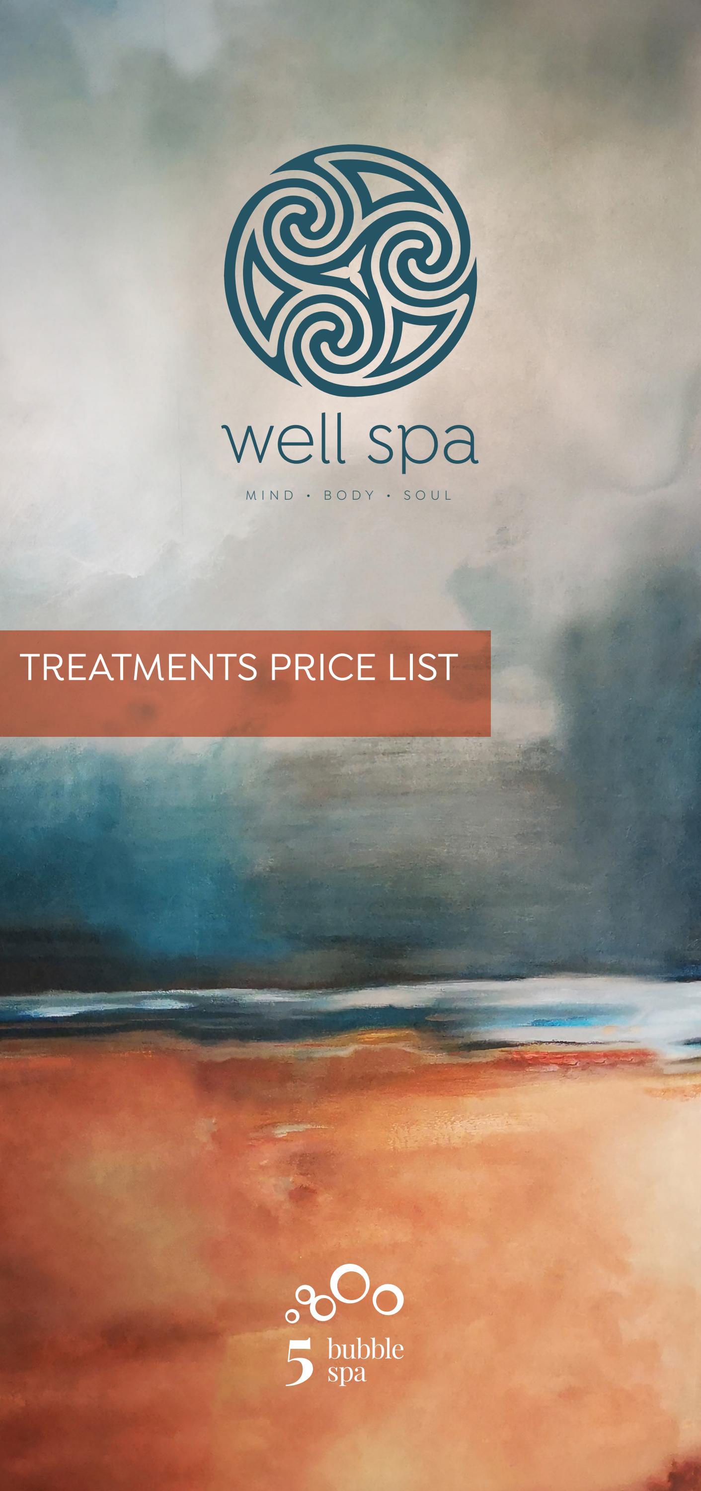 Well Spa Treatment List by Bluestone National Park Resort - Issuu
