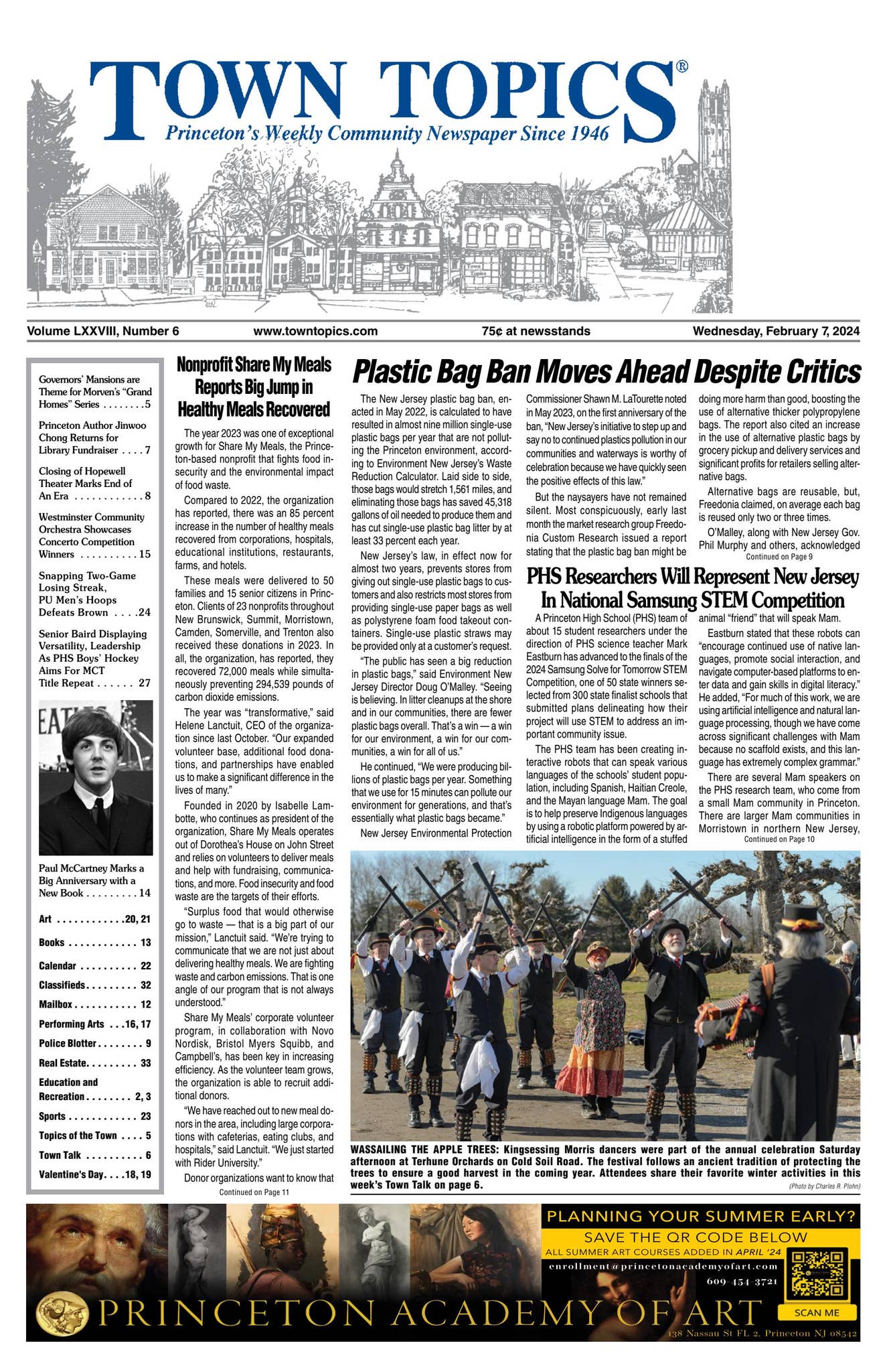 Town Topics Newspaper, February 7, 2024. by Witherspoon Media Group - Issuu