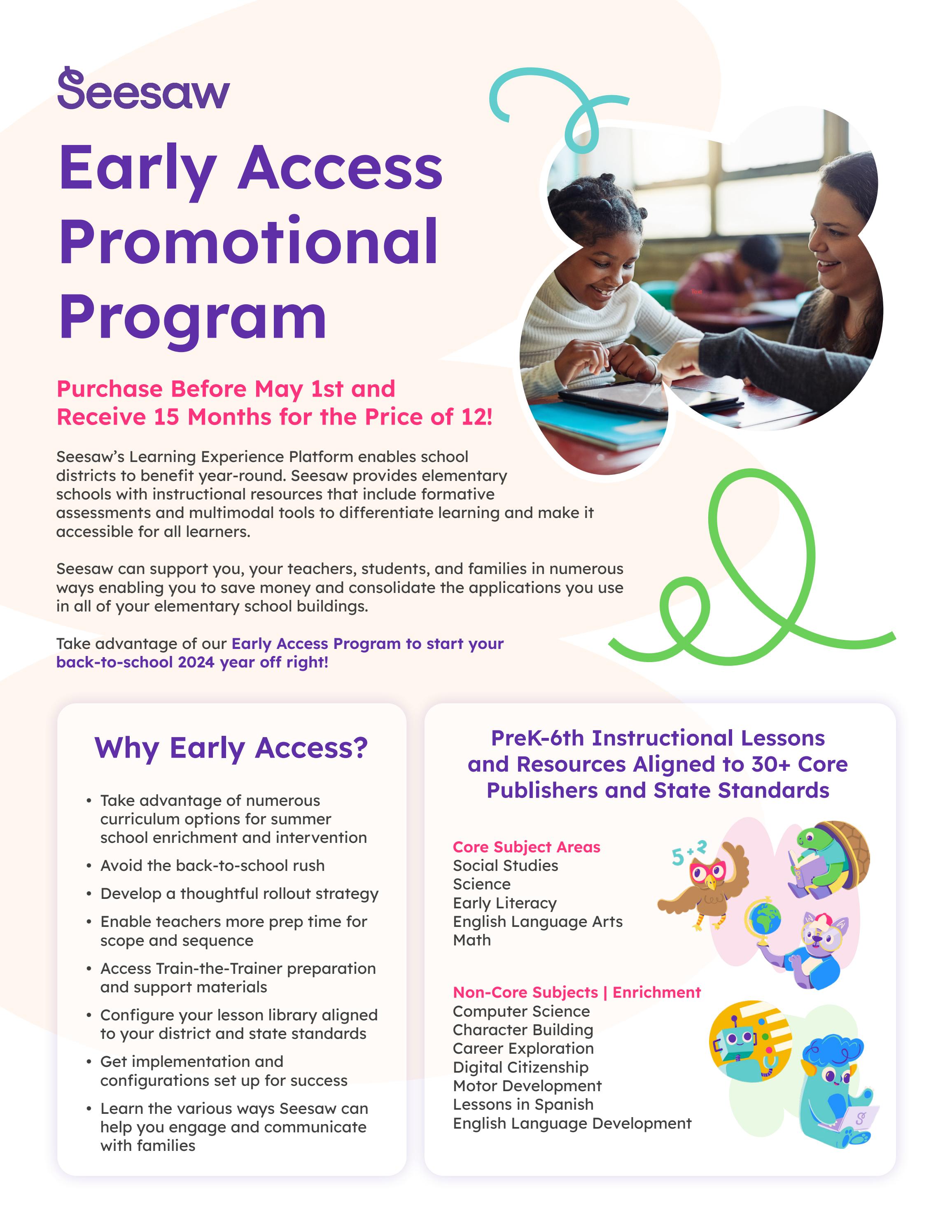Early Access Promotional Program by seesawlearning - Issuu