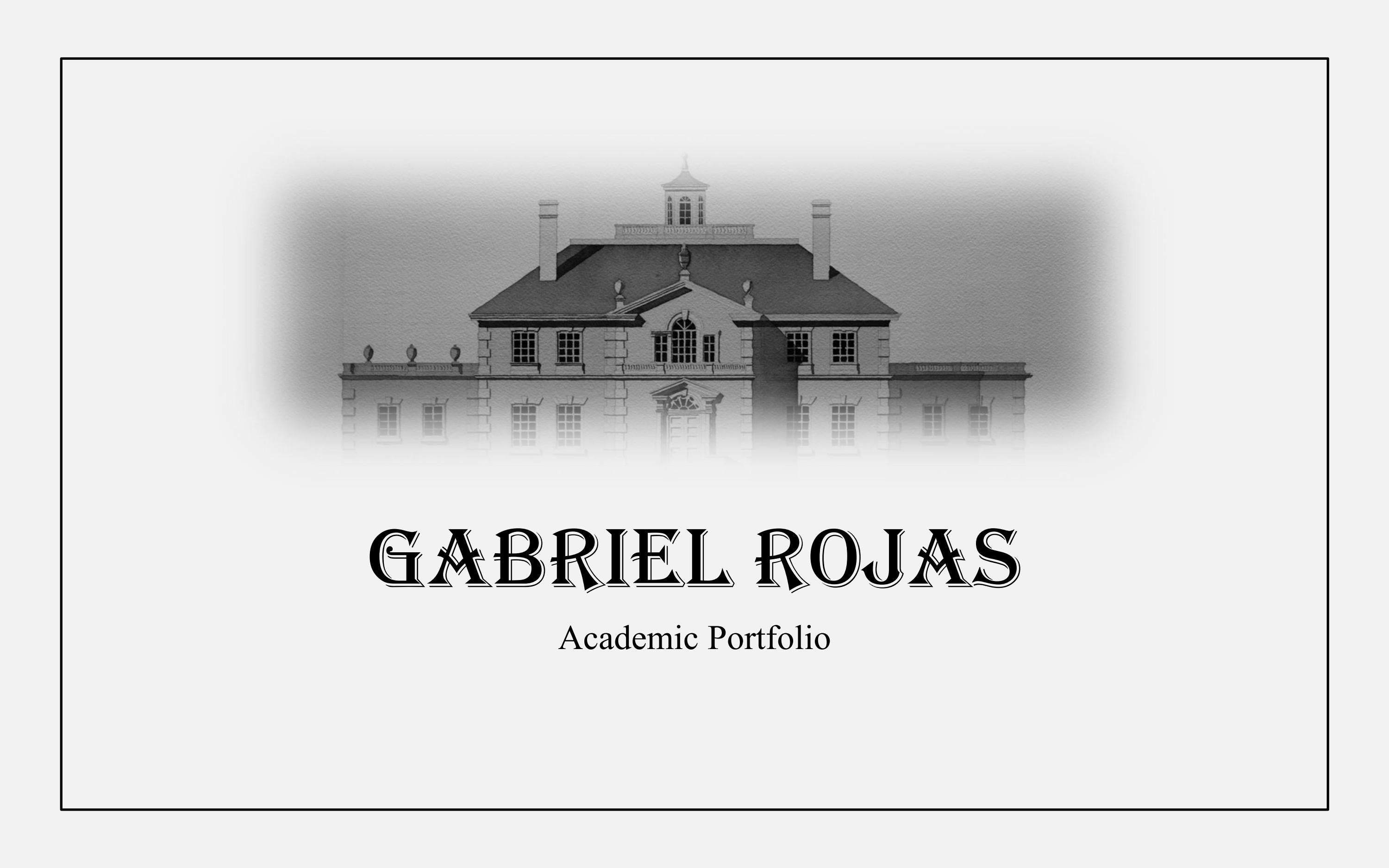 Gabriel Rojas - Architecture Portfolio by Gabriel Rojas - Issuu