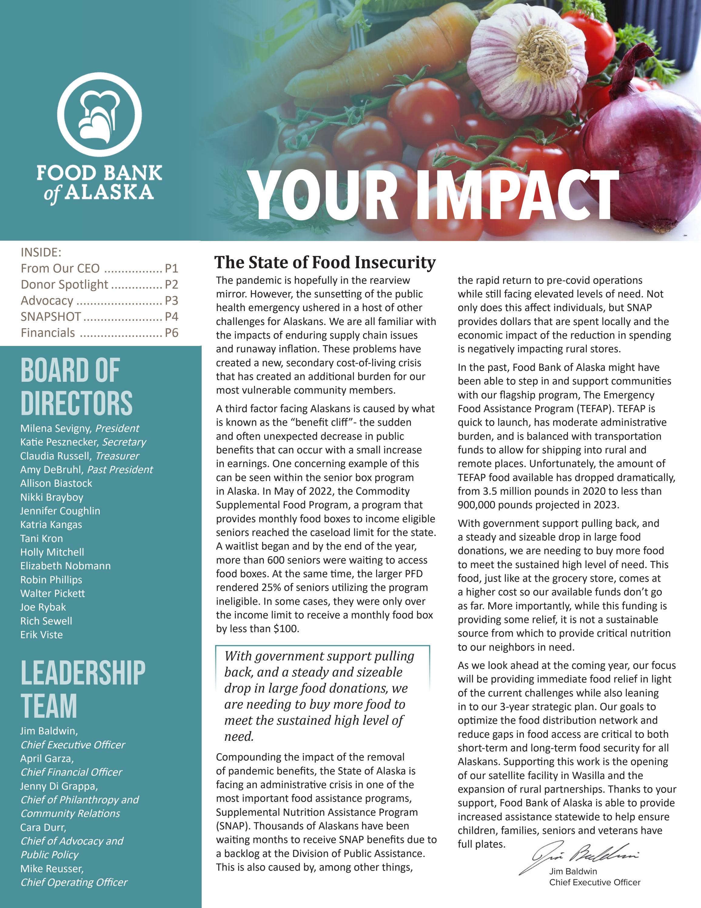 2022 Annual Report - Food Bank of Alaska by Food Bank of Alaska - Issuu