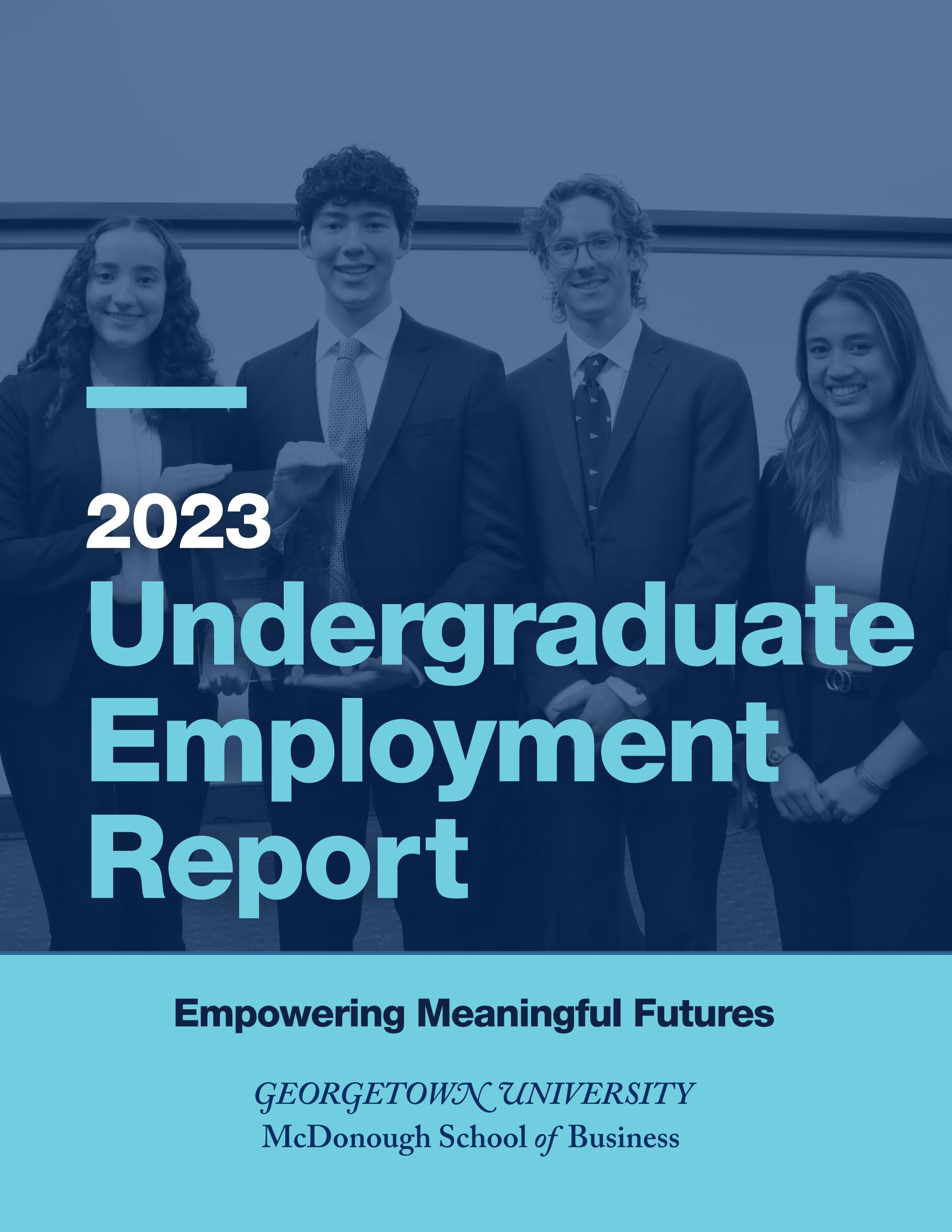 2023 Undergraduate Employment Report by Georgetown University McDonough ...
