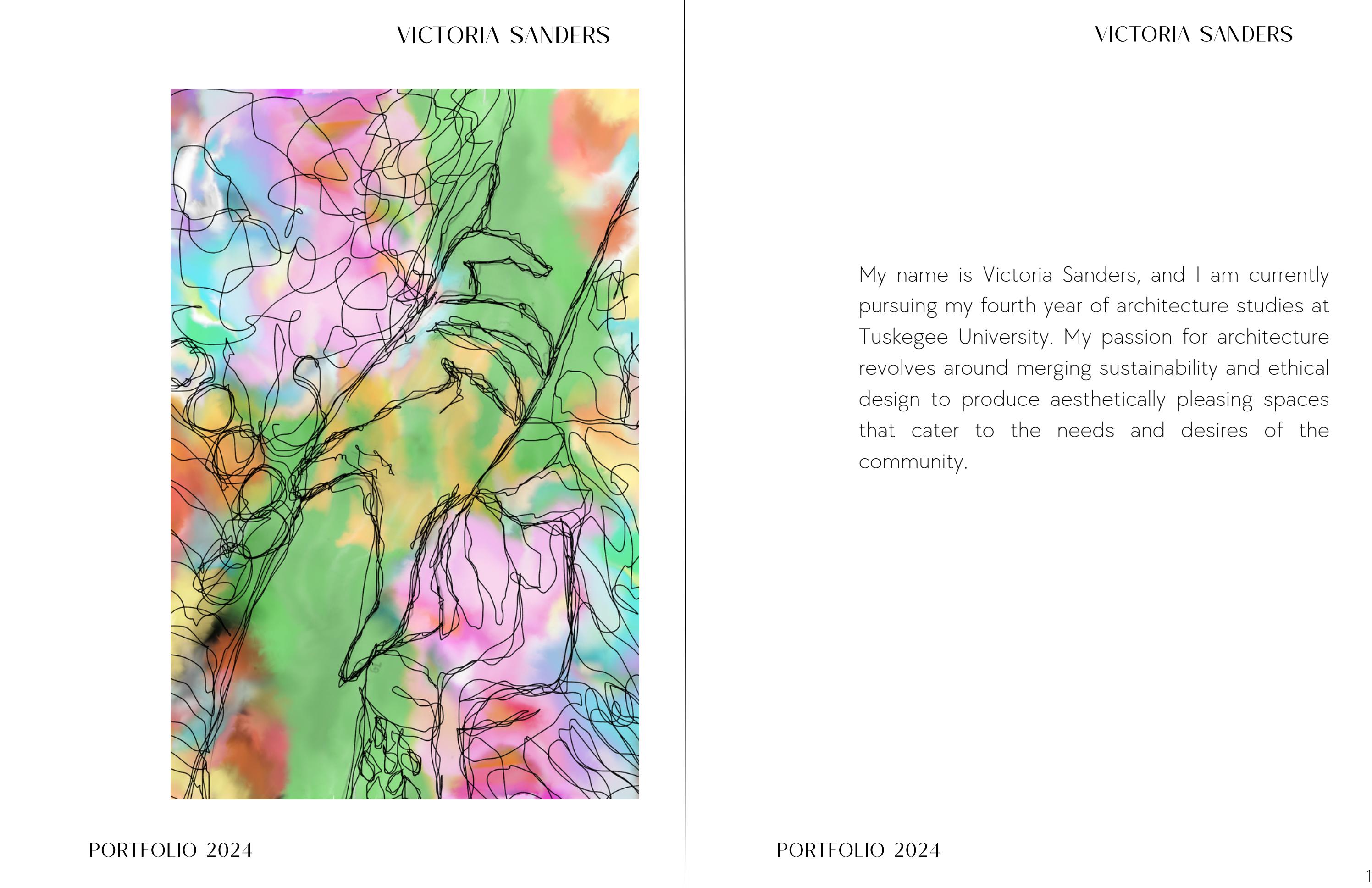 Victoria Sanders 2024 Architecture Portfolio by Victoria sanders - Issuu