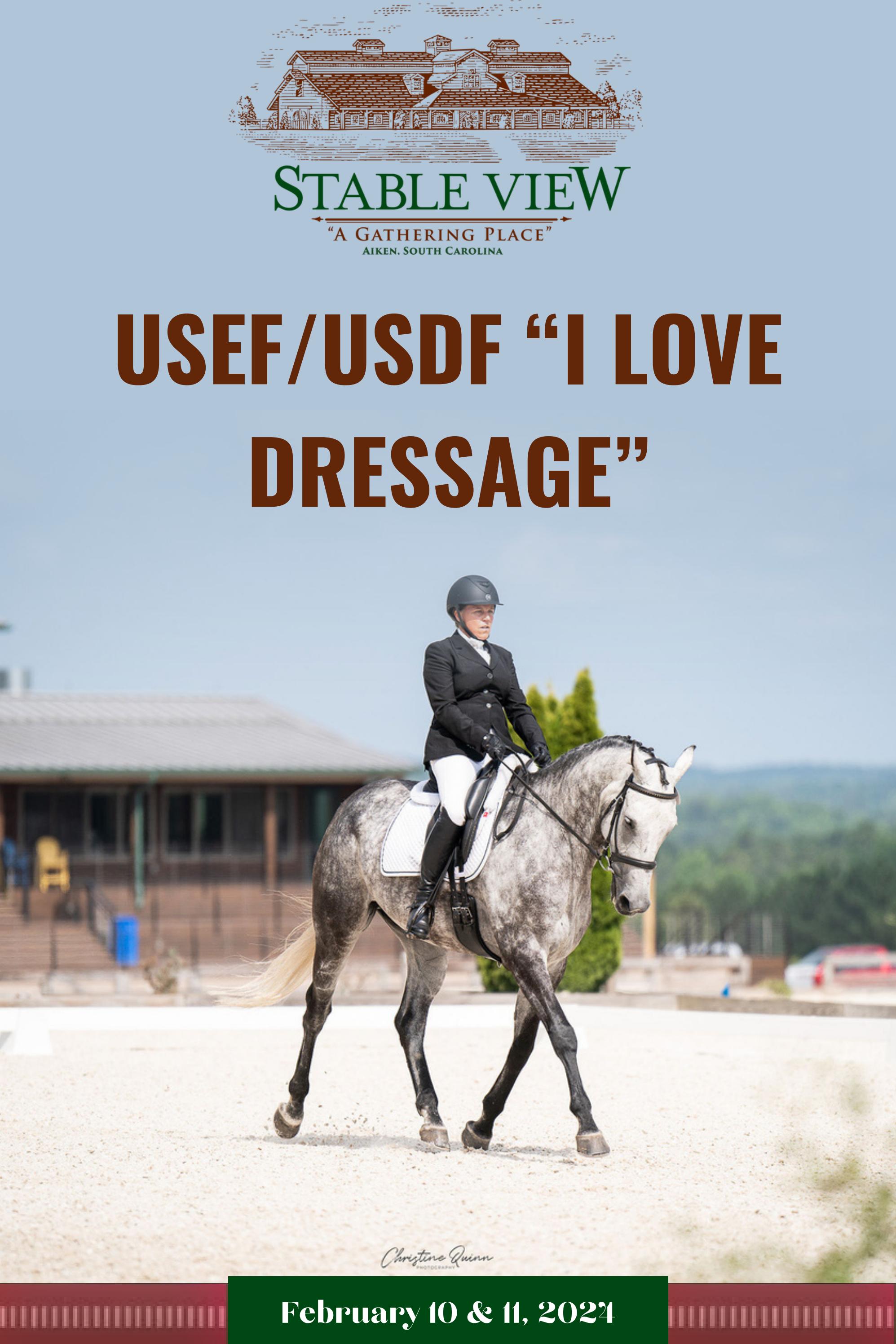 USEF/USDF "I LOVE Dressage" Show, February 10-11 by StableView - Issuu