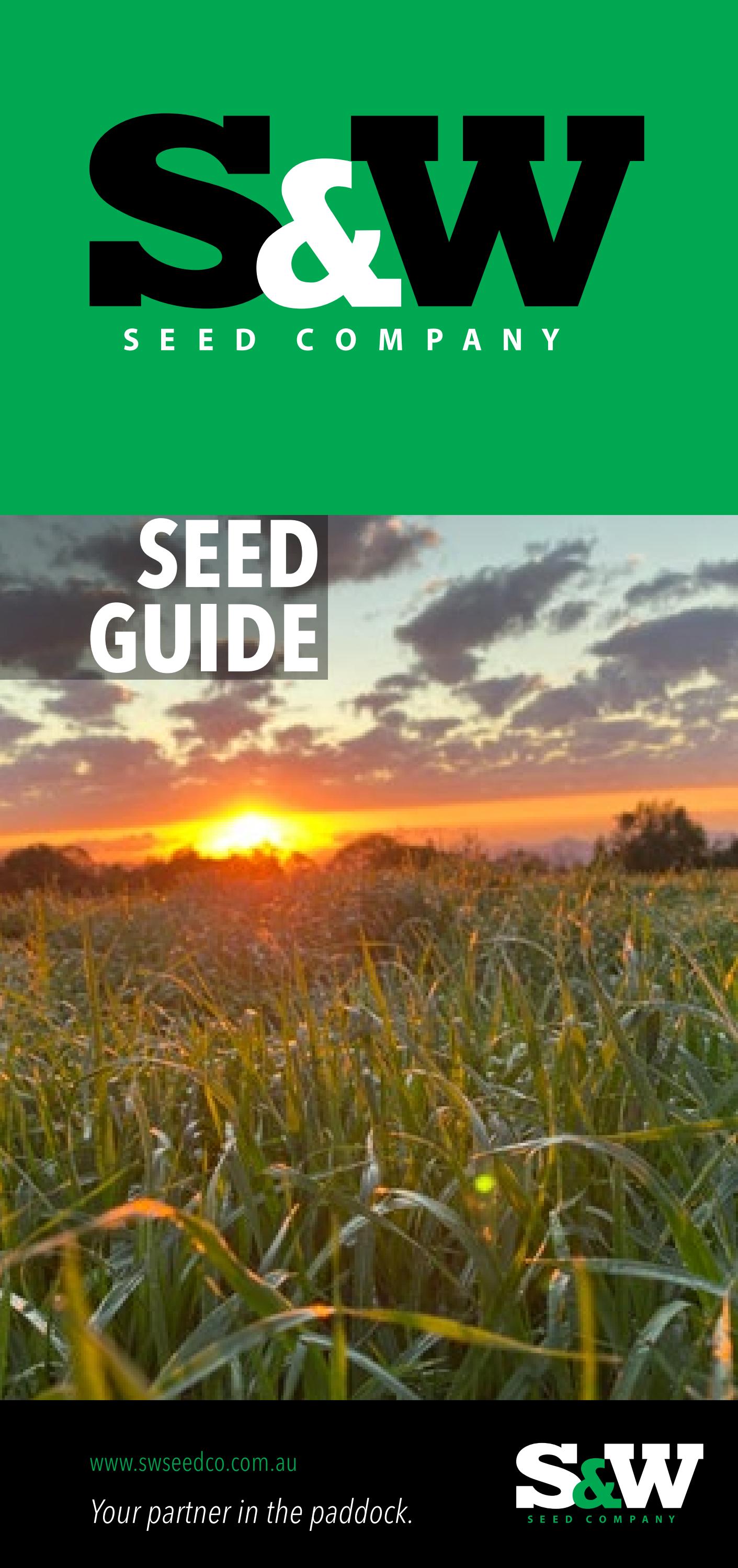 S&W Seed - Seed Guide by swseedco - Issuu