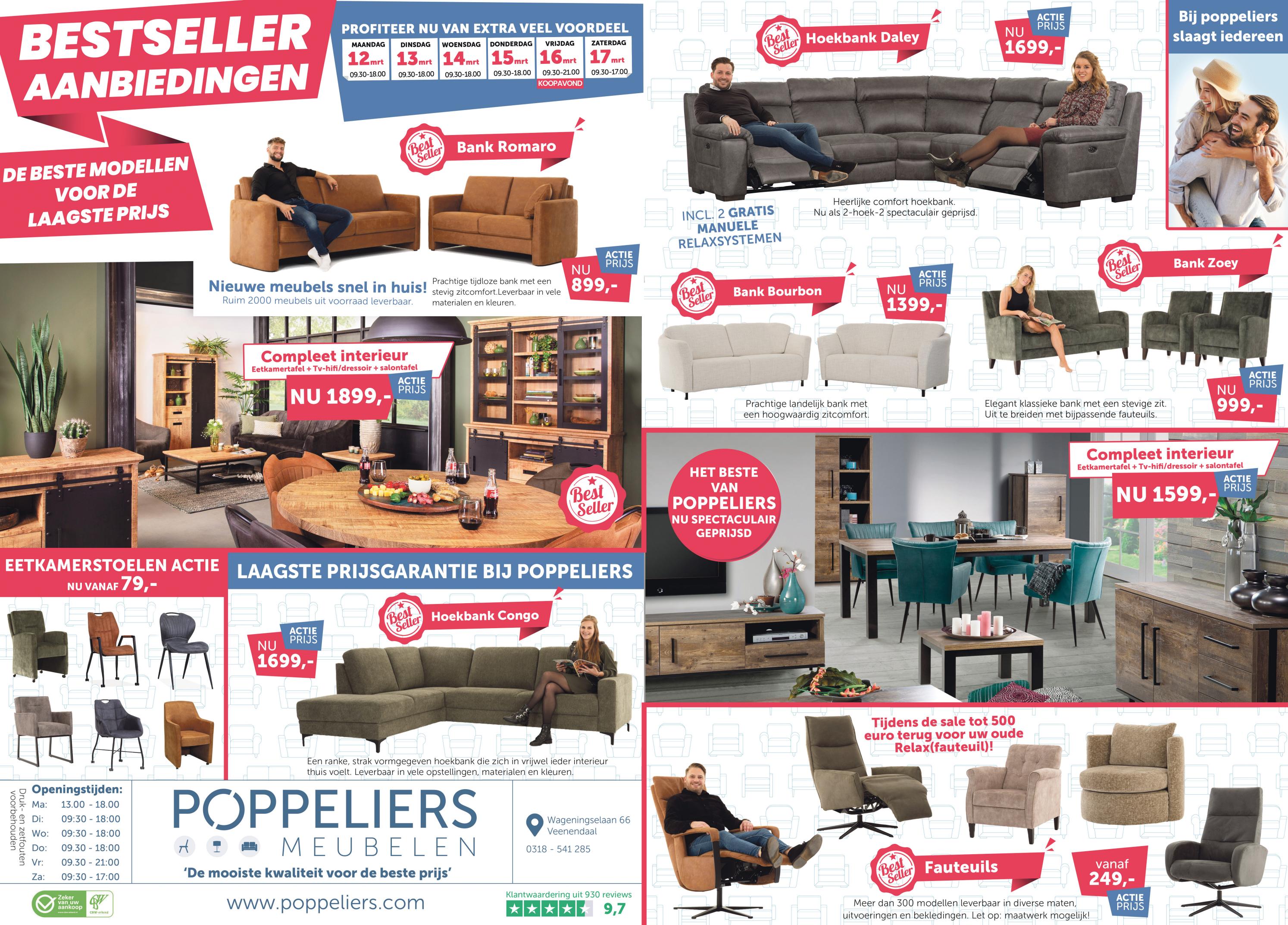 Folder of advertentie Poppeliers Meubelen week 7 by Media Solutions B.V ...