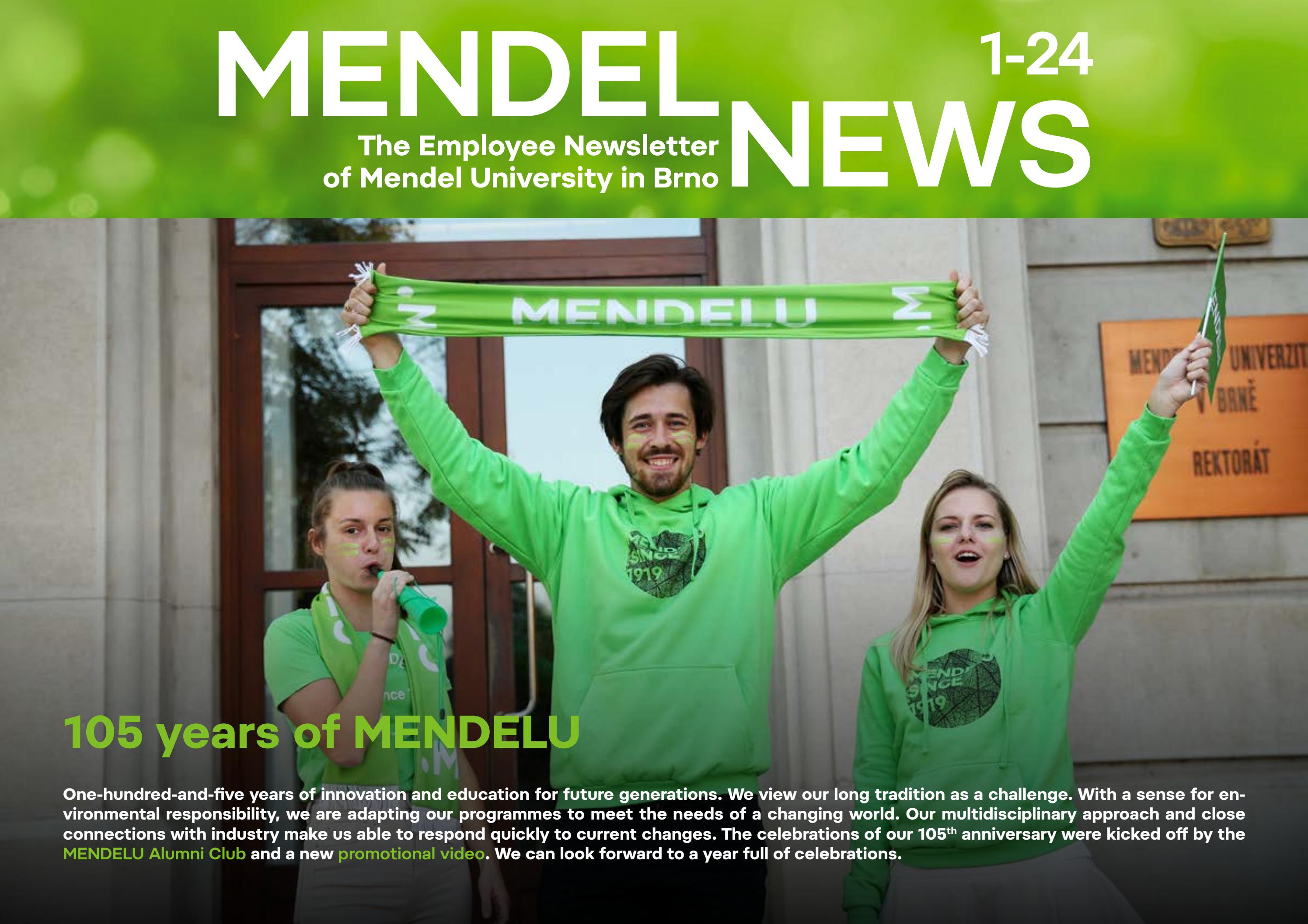 MENDEL news 1/2024 (eng) by MENDELU - Issuu