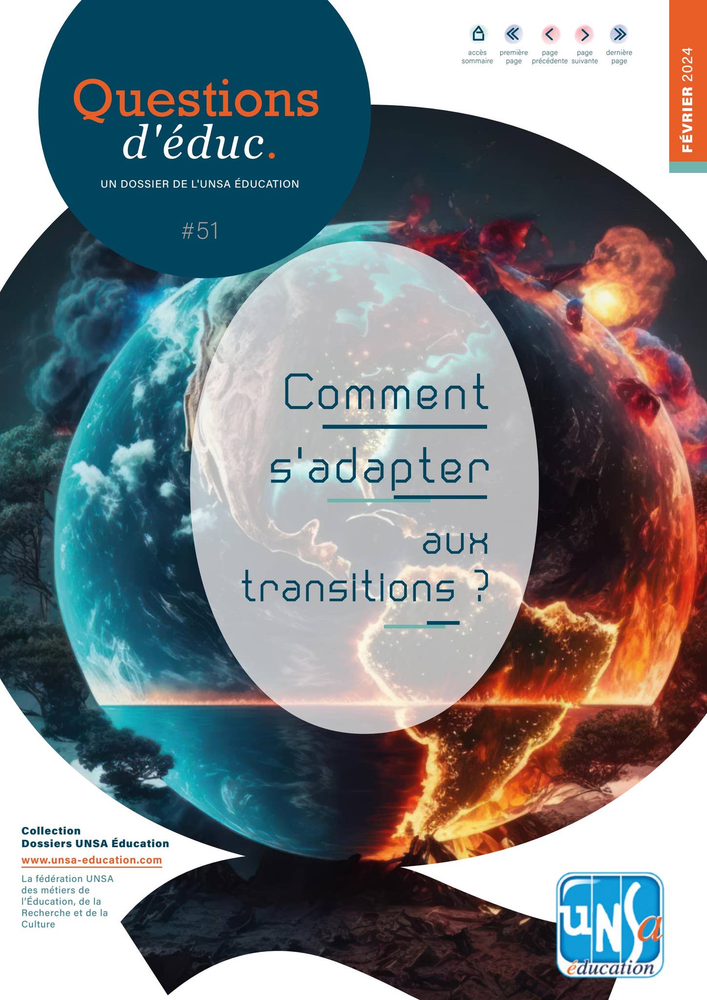 QDE n°51: Comment s'adapter aux transitions? by UnsaEducation87b - Issuu