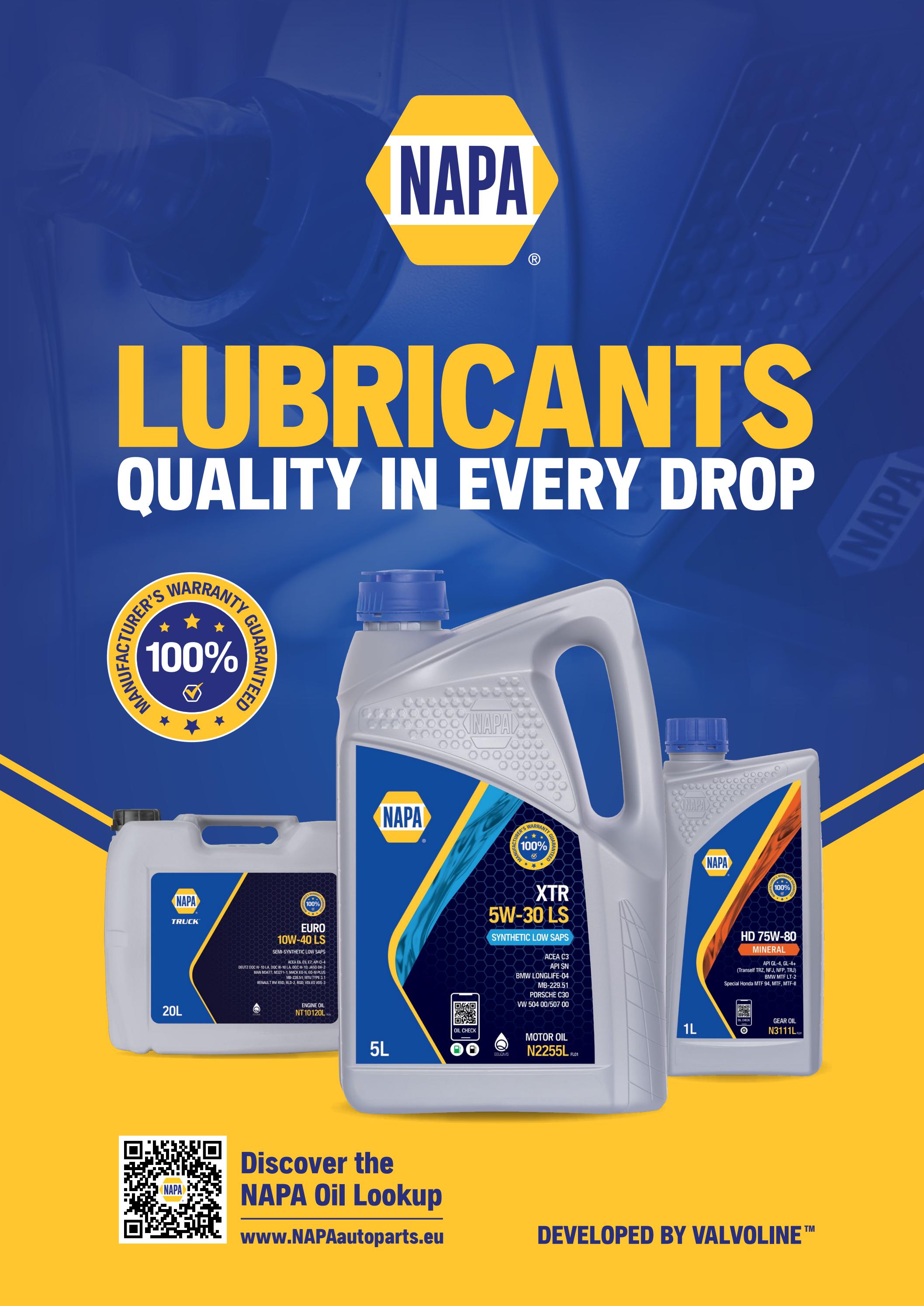 NAPA Lubrication & Fluids Guide Ireland by Alliance Automotive Group ...