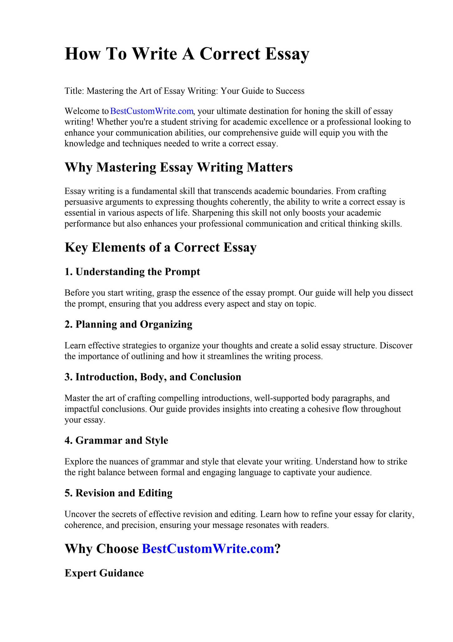 How To Write A Correct Essay by How To Write Scientific Papers - Issuu