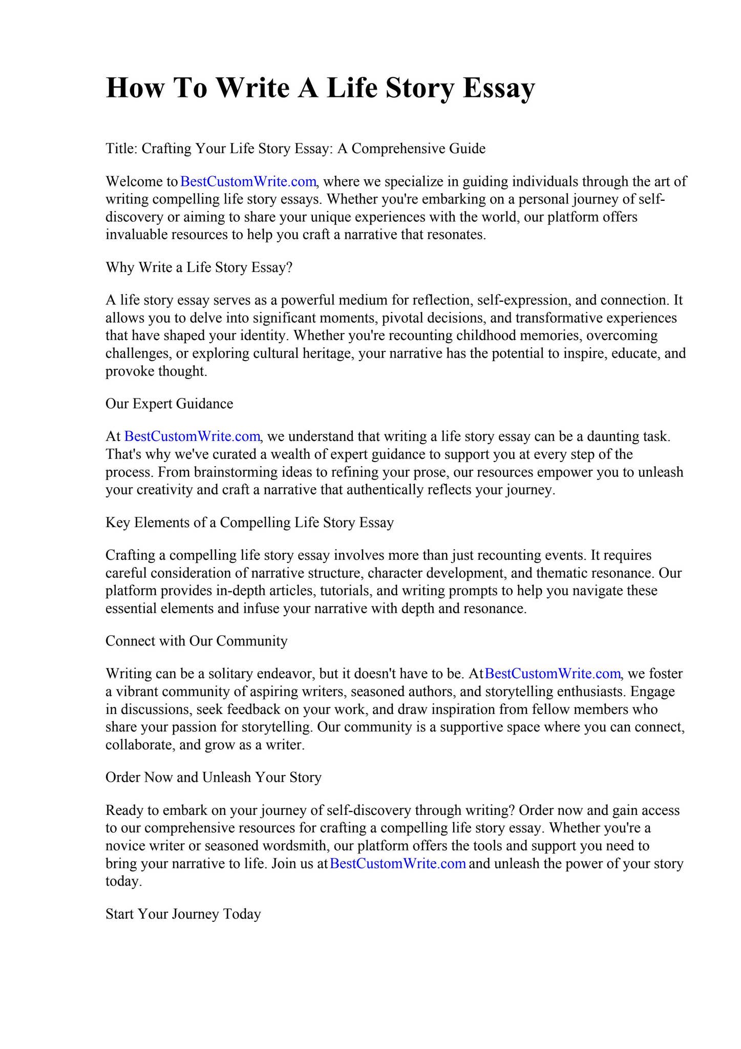 How To Write A Life Story Essay by How To Write Scientific Papers - Issuu