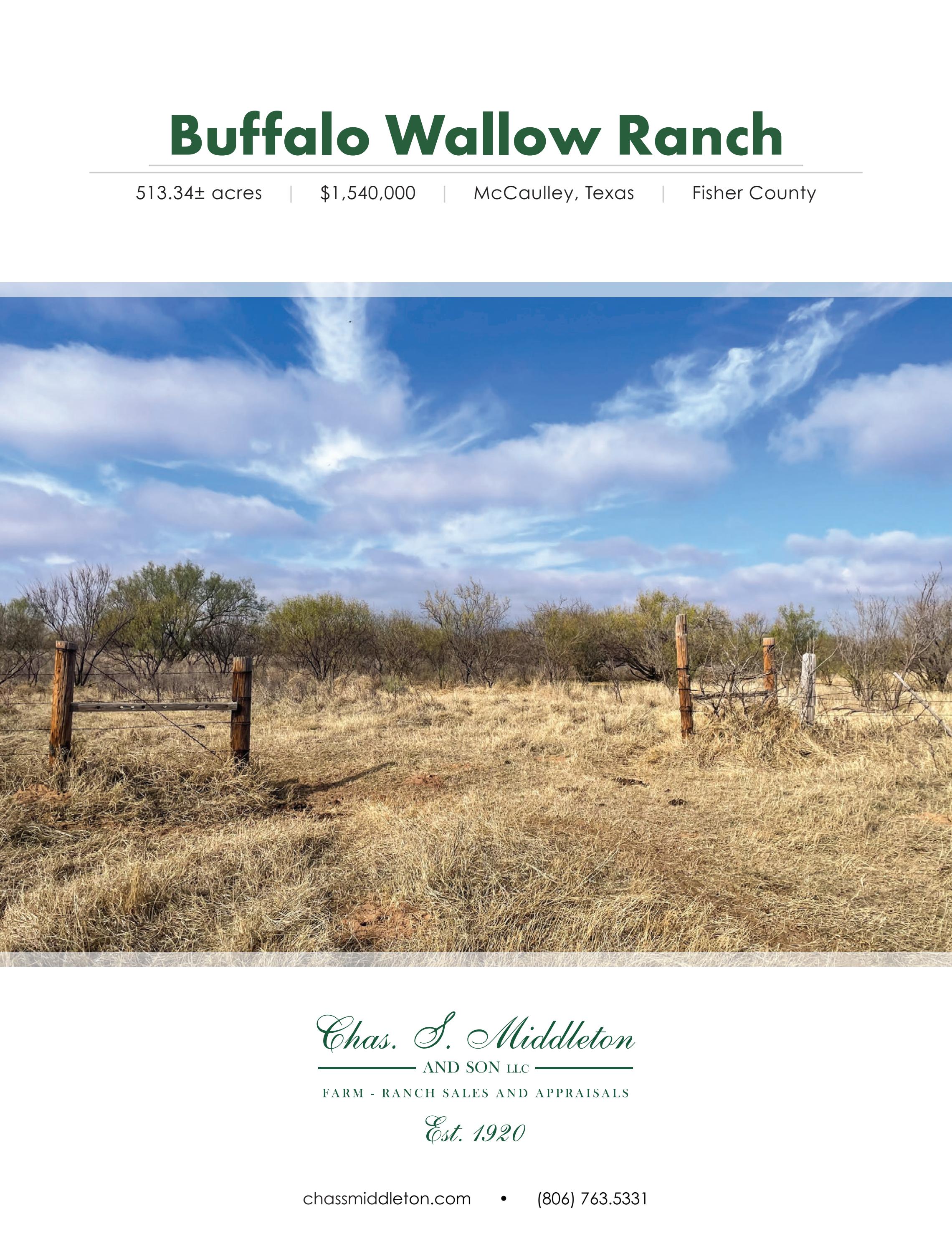 Buffalo Wallow Ranch | Fisher County, Texas by csmandson - Issuu