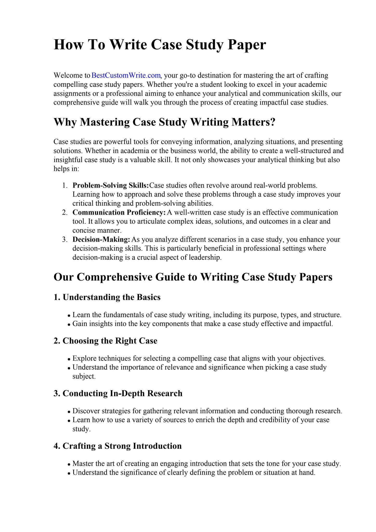 How To Write Case Study Paper by Write A Narrative Essay - Issuu