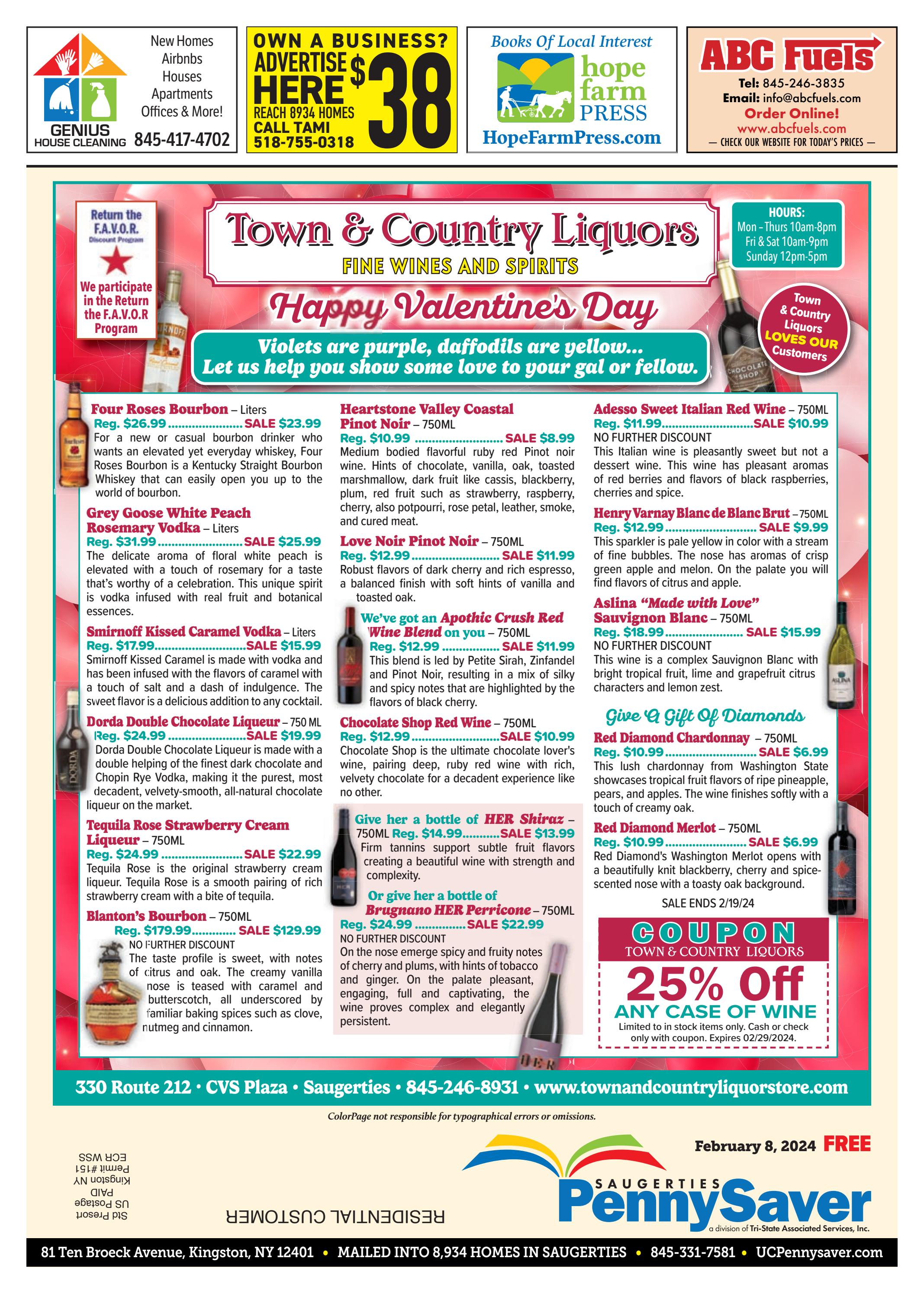 Saugerties Pennysaver - February 8, 2024 by ColorPage Marketing and ...