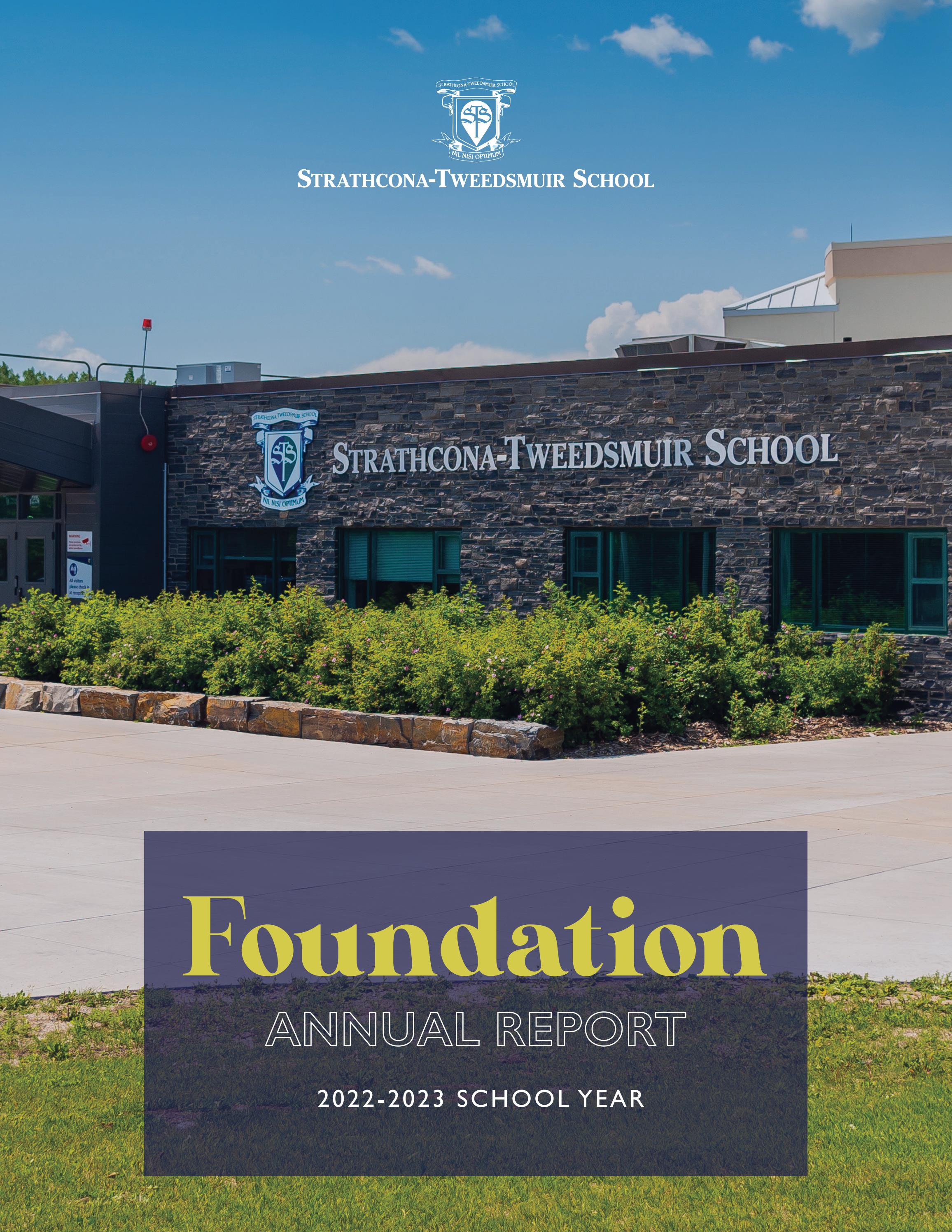 STS Foundation Annual Report 2022-2023 by Strathcona-Tweedsmuir School - Issuu