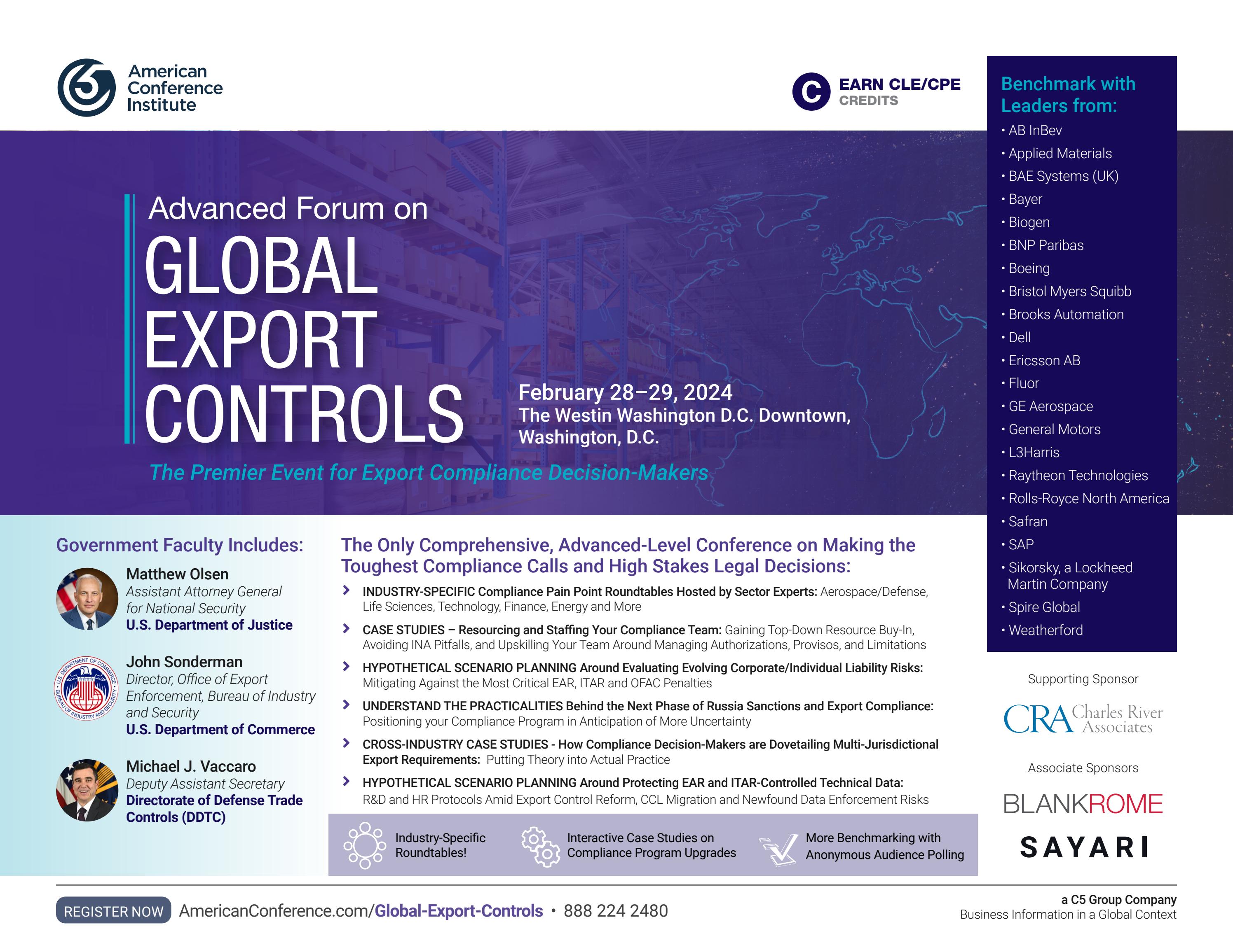 Advanced Forum on Global Export Controls - WEB by C5Group - Issuu