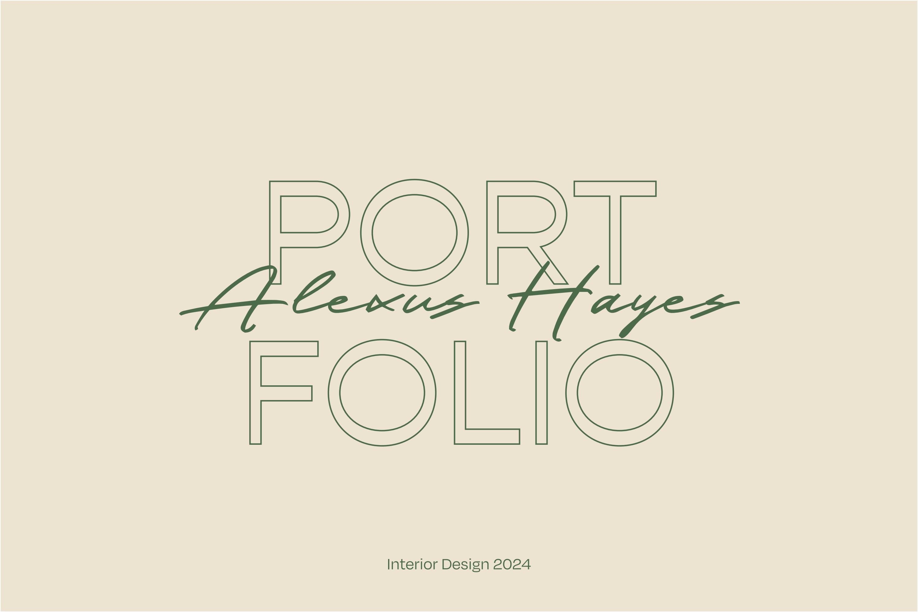 Alexus Hayes Interior Design Portfolio by Alexus Hayes - Issuu