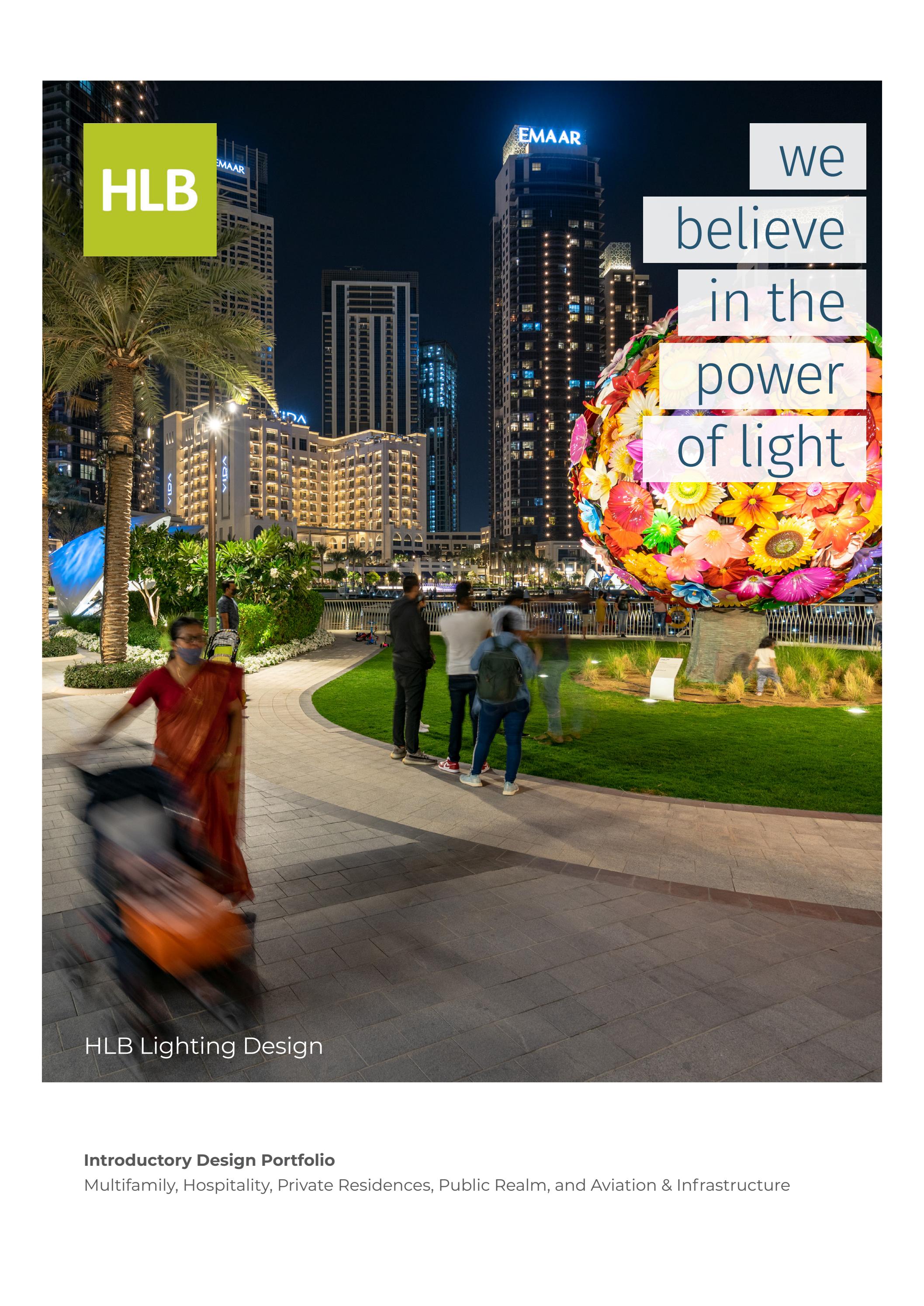 Introductory Design Portfolio by HLB Lighting Design - Issuu