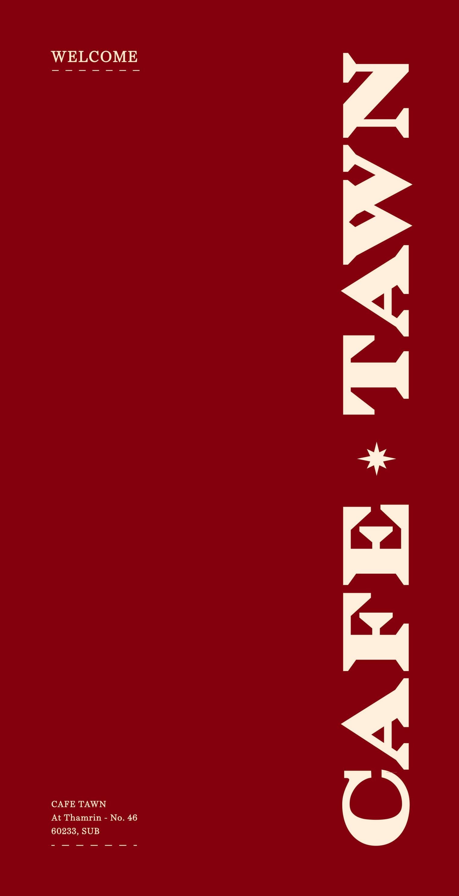 Menu of TAWN by Cafe Tawn - Issuu