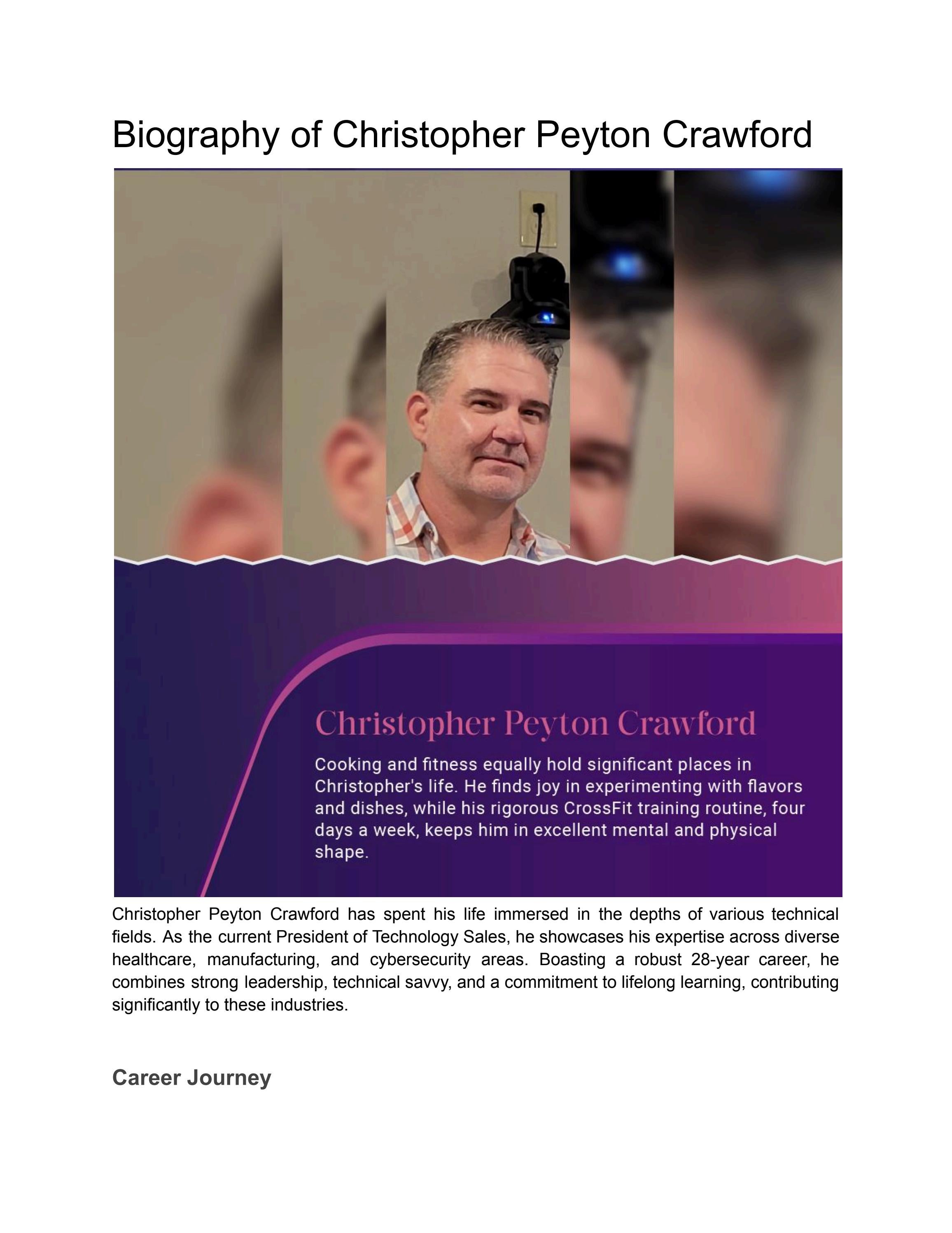 Biography of Christopher Peyton Crawford by Christopher Peyton Crawford ...