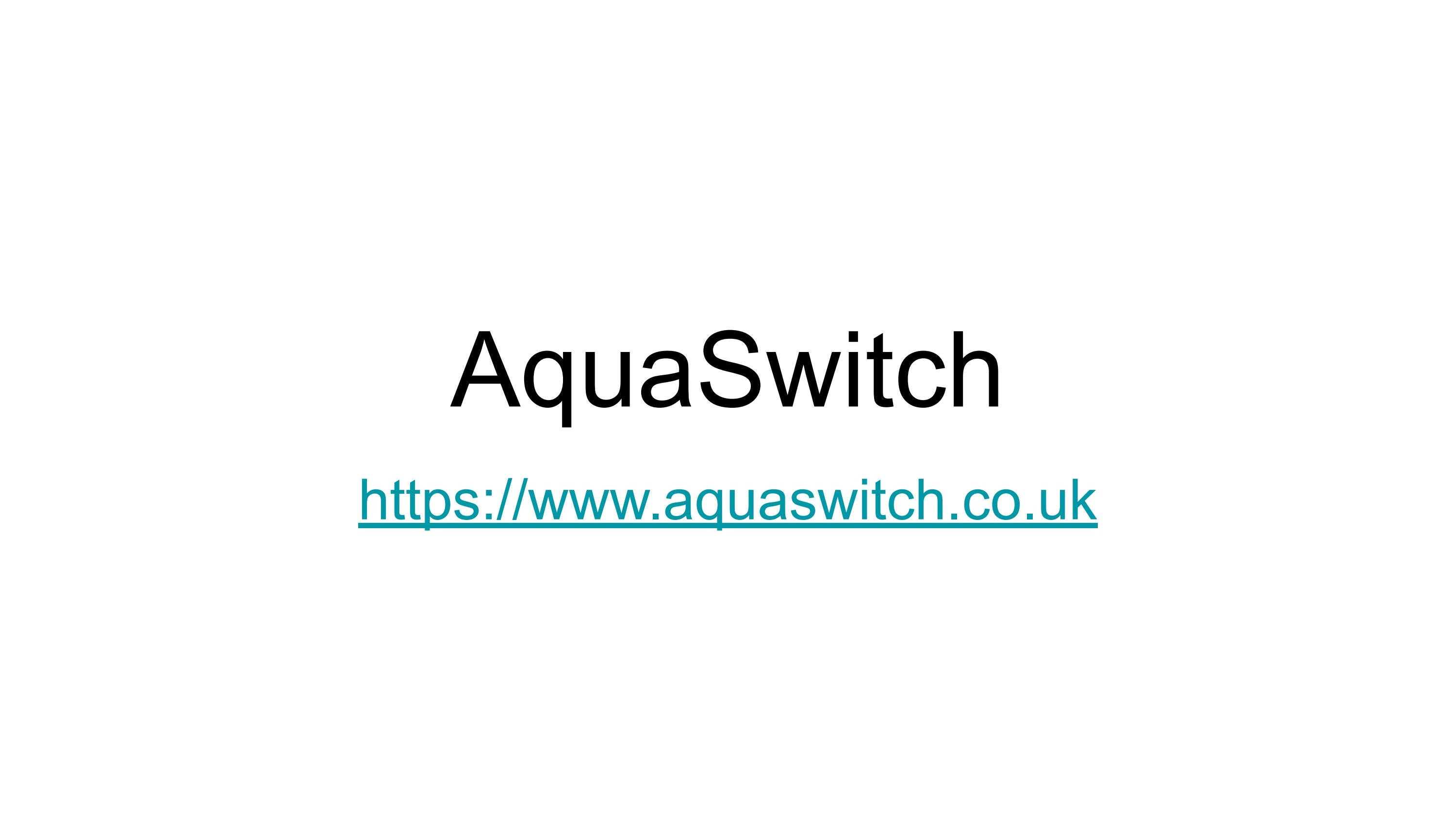 aquaswitch by louisehorscroft - Issuu
