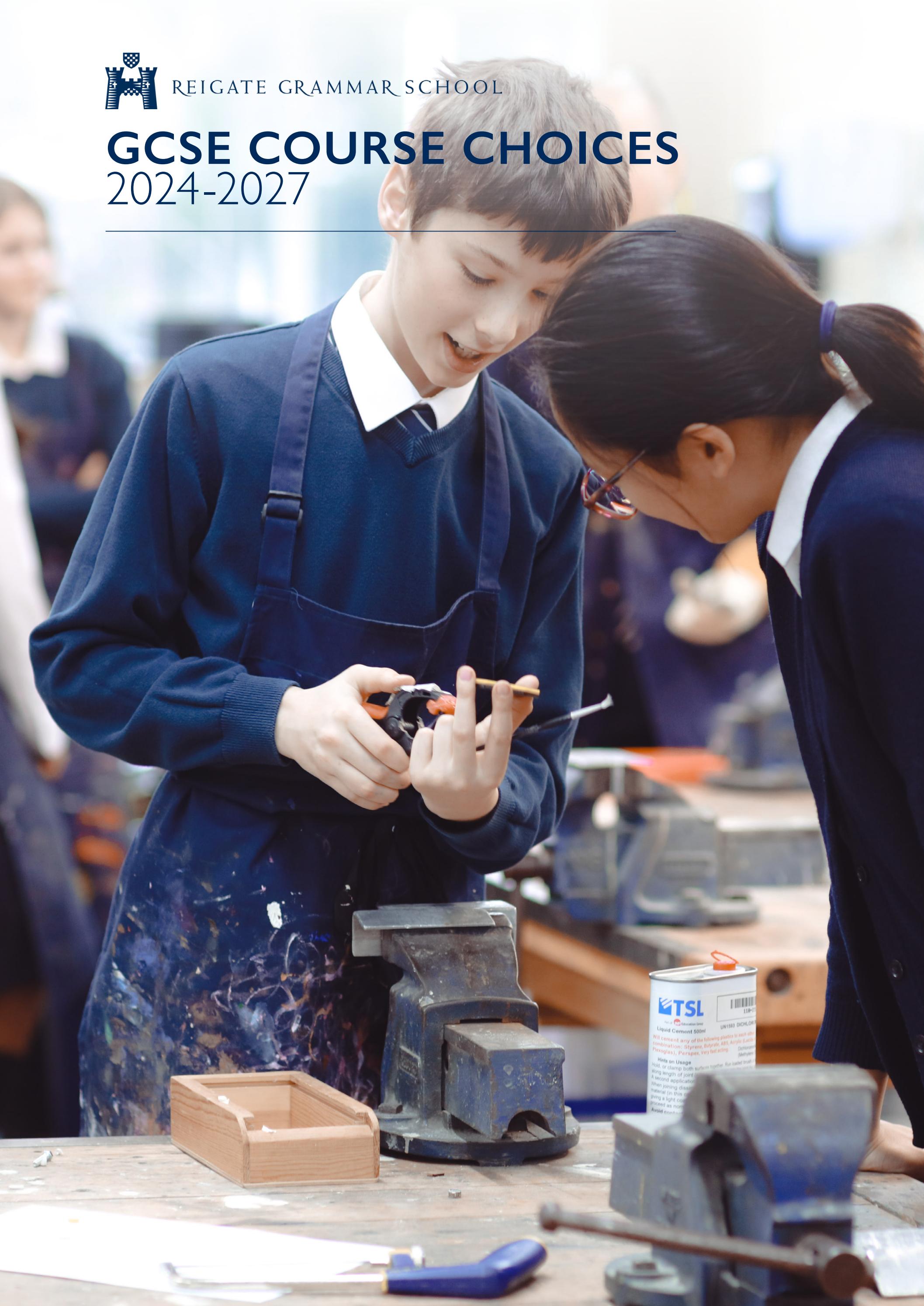 RGS GCSE Course Choices 2024-2027 by RGS - Issuu