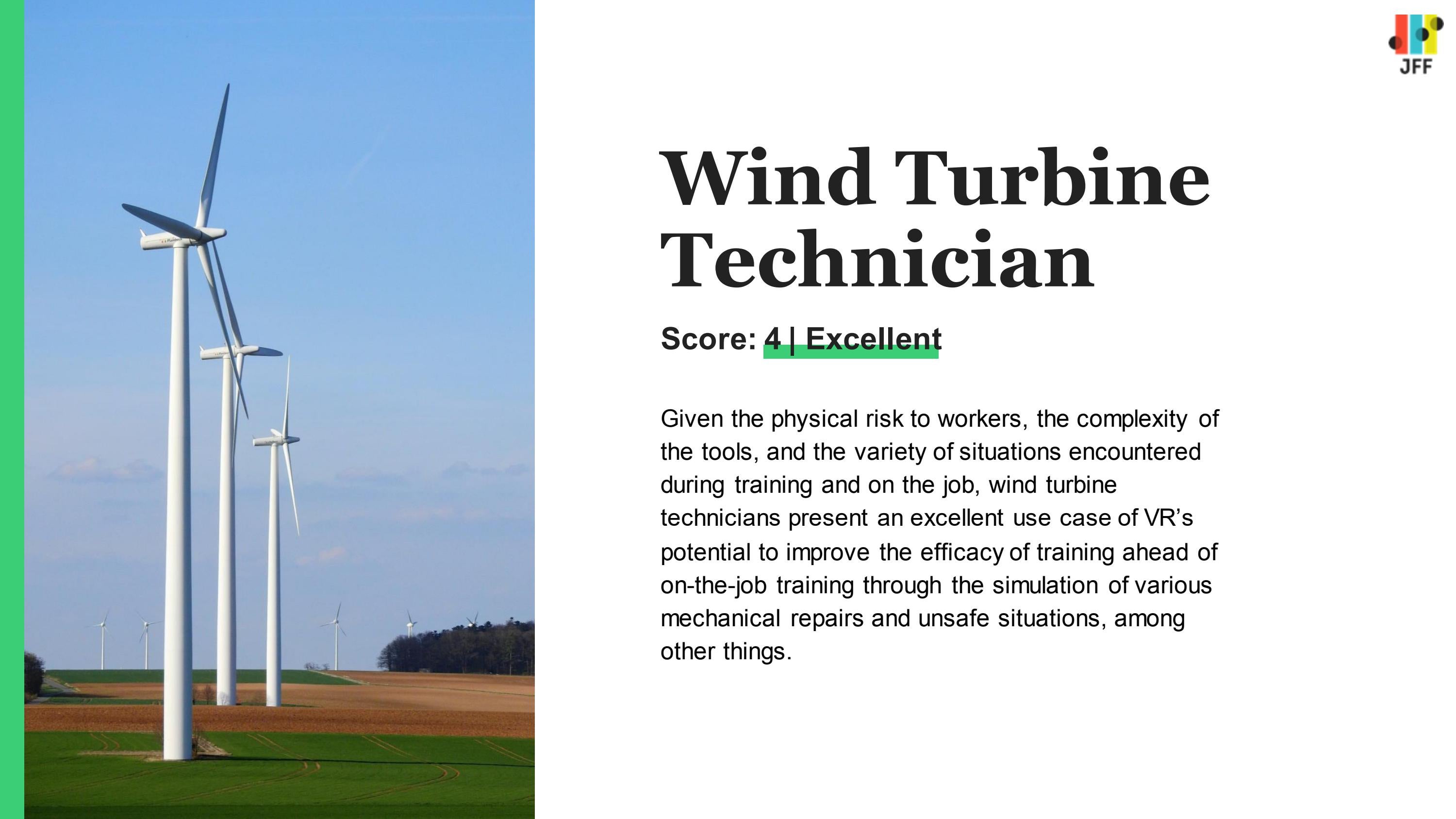 Action Framework Wind Turbine Technician By Jobs For The Future Issuu