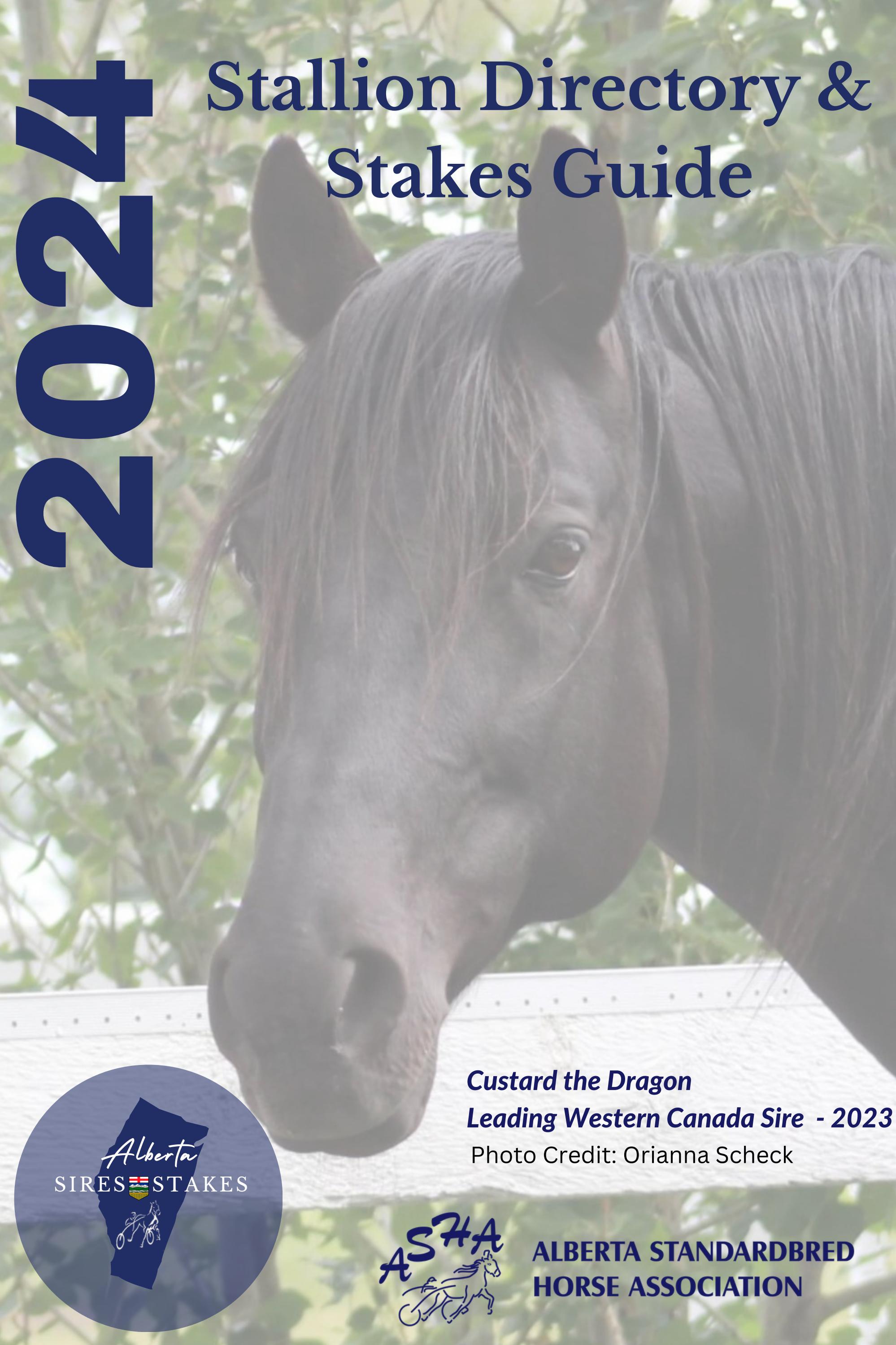 2024 Stallion and Stakes Guide - ASHA by Nancy Retzlaff - Issuu