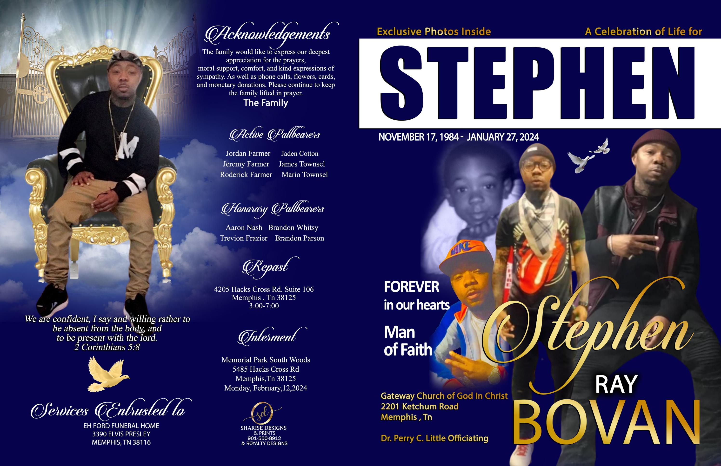 stephen bovan by Sharise Designs - Issuu