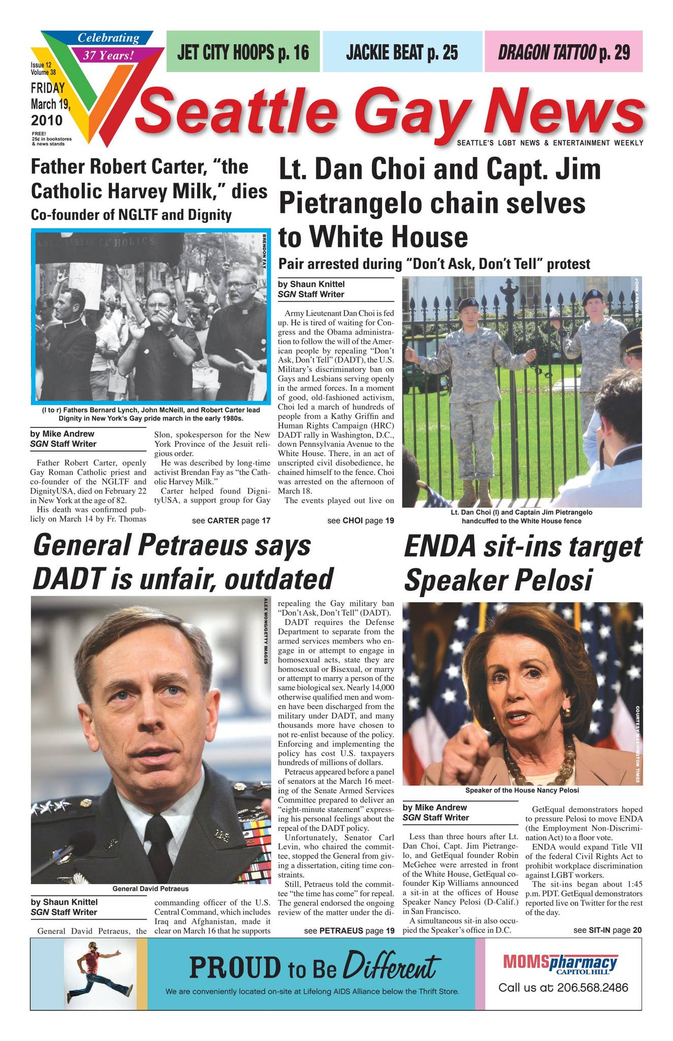 SGN March 19, 2010 - Section 1 by SGN (Seattle Gay News) Archives - Issuu