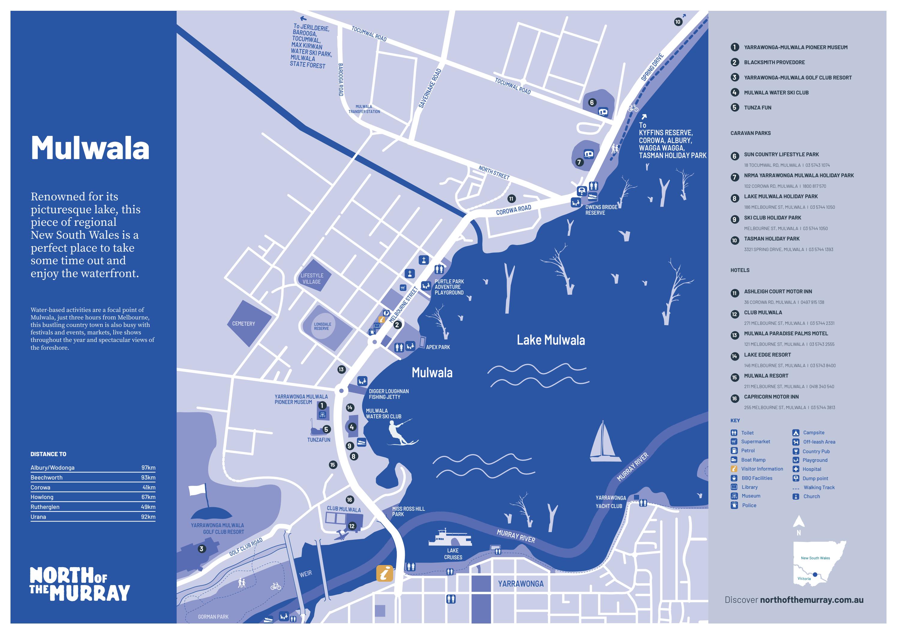 Corowa to Mulwala Trail Map by FederationCouncil - Issuu