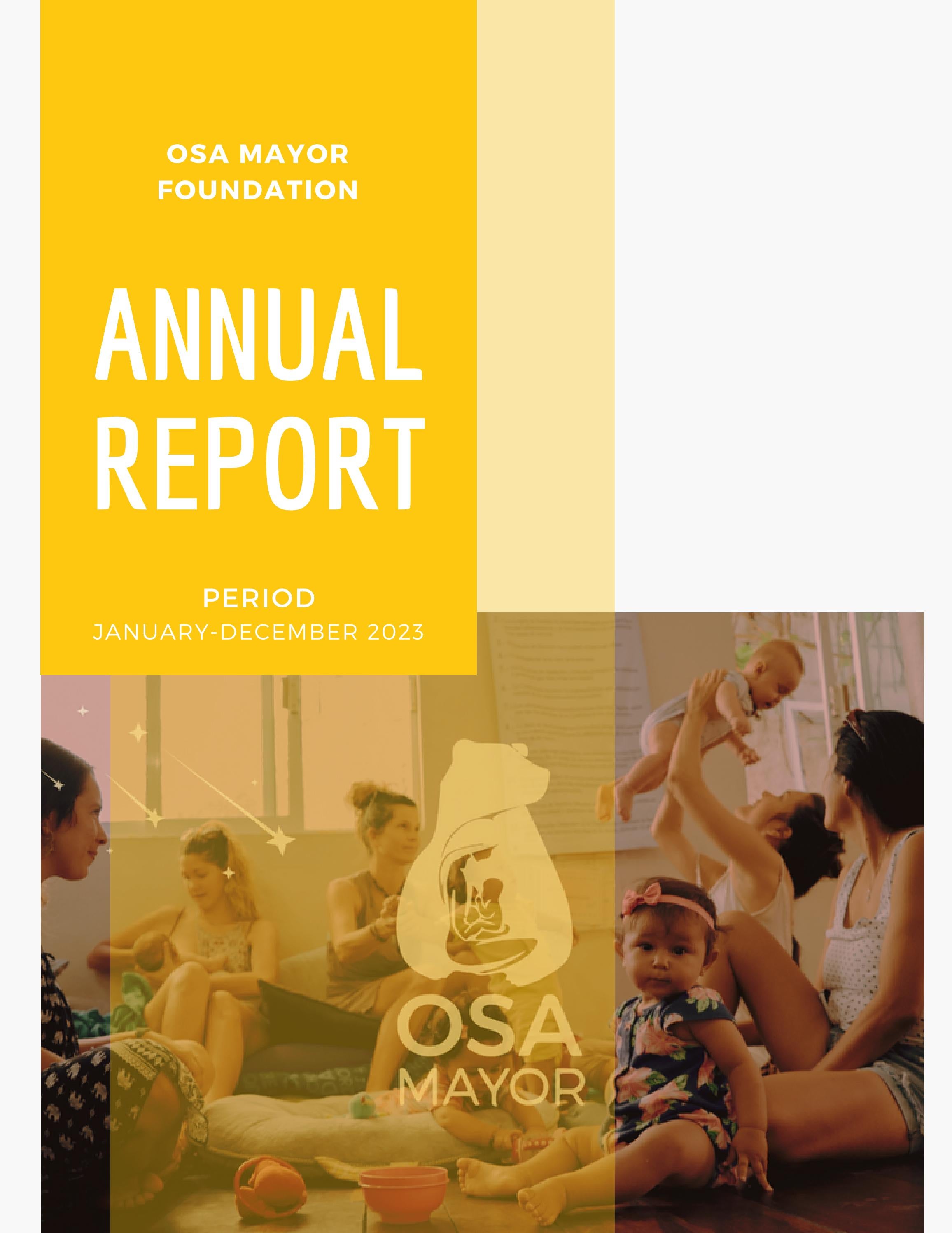 ANNUAL REPORT OSA MAYOR FOUNDATION, 2023 by fundacionosamayor.org - Issuu