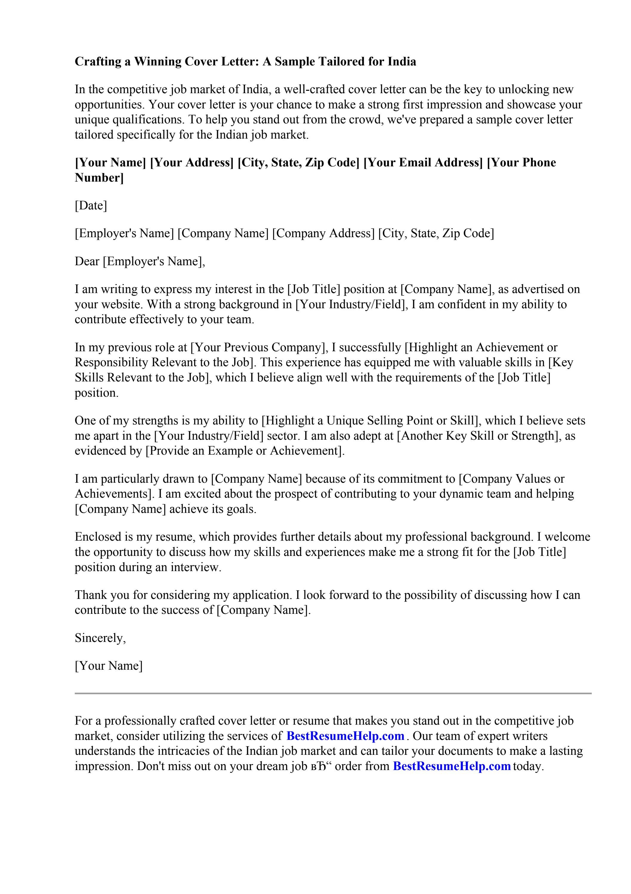 Cover Letter Sample India by Essay Writing On Teacher - Issuu