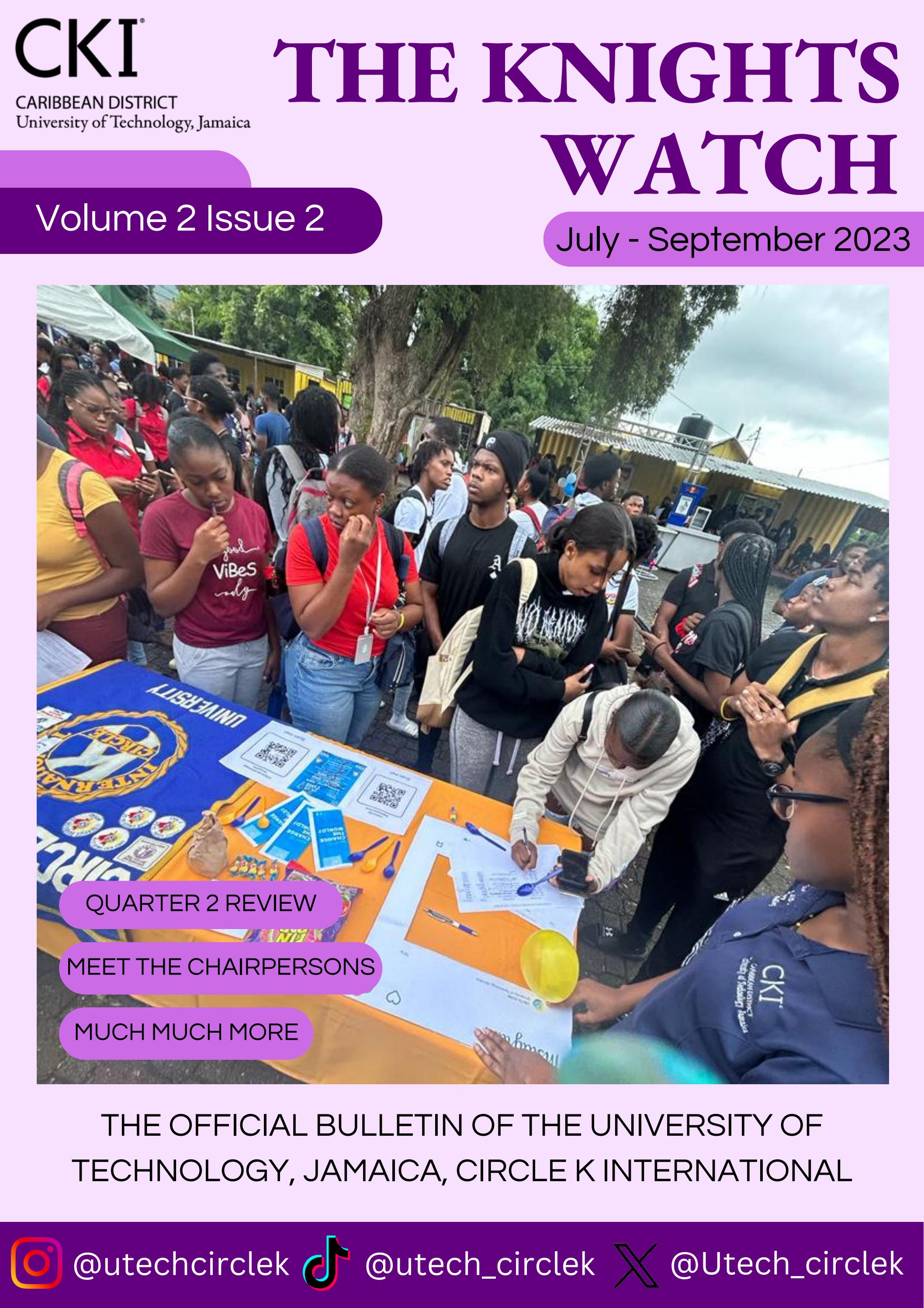 The Knights Watch Volume 2 Issue 2 by University of Technology, Jamaica ...
