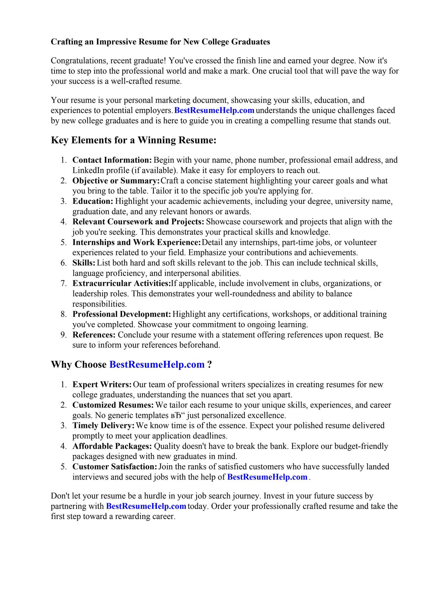 Resume For New College Grad by How To Write An Introductory Paragraph ...