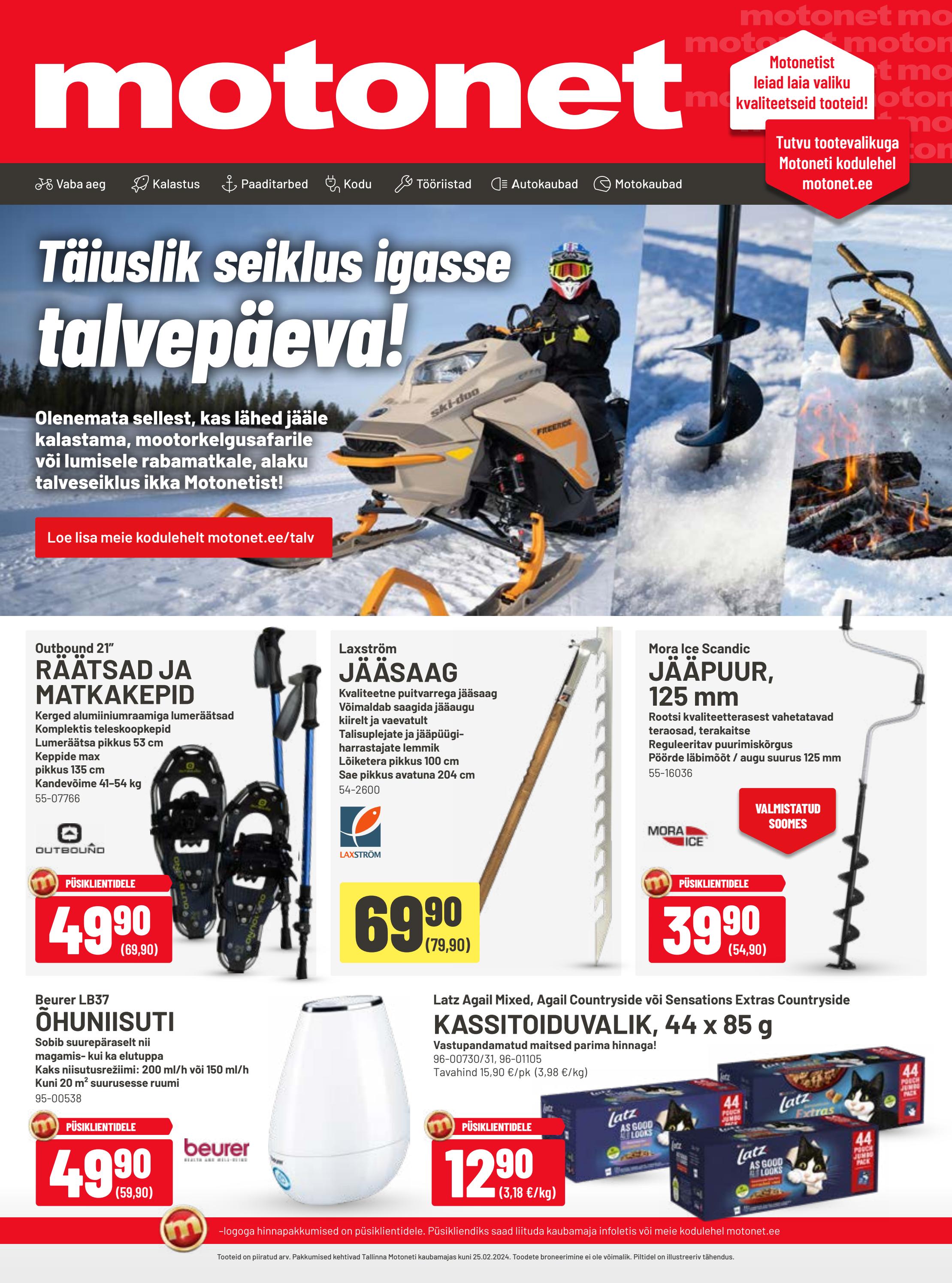 Motoneti pakkumised 12.–25.02.2024 by Motonet Oy - Issuu