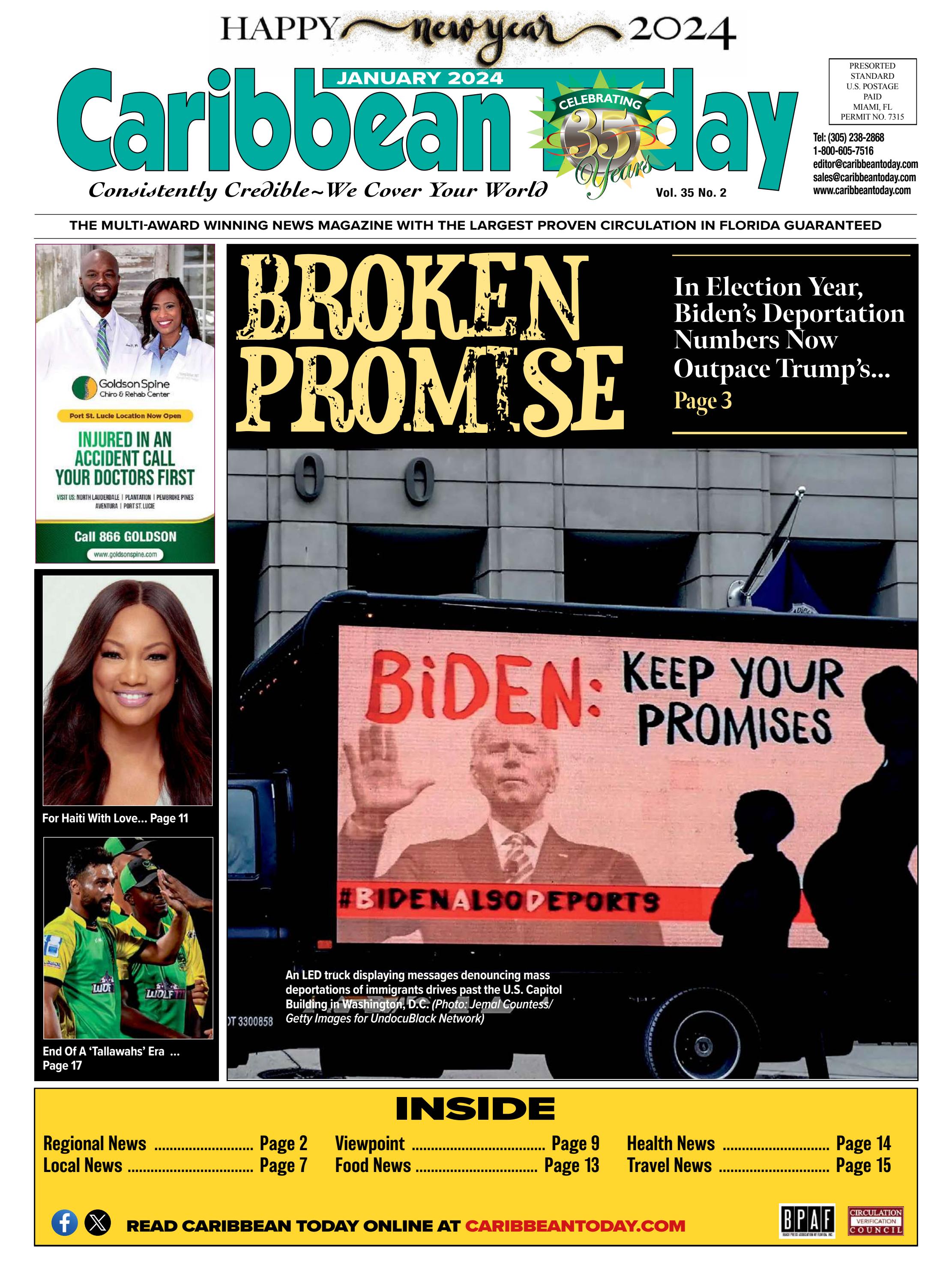 Caribbean Today January 2024 Issue by caribbeantodaymagazine - Issuu