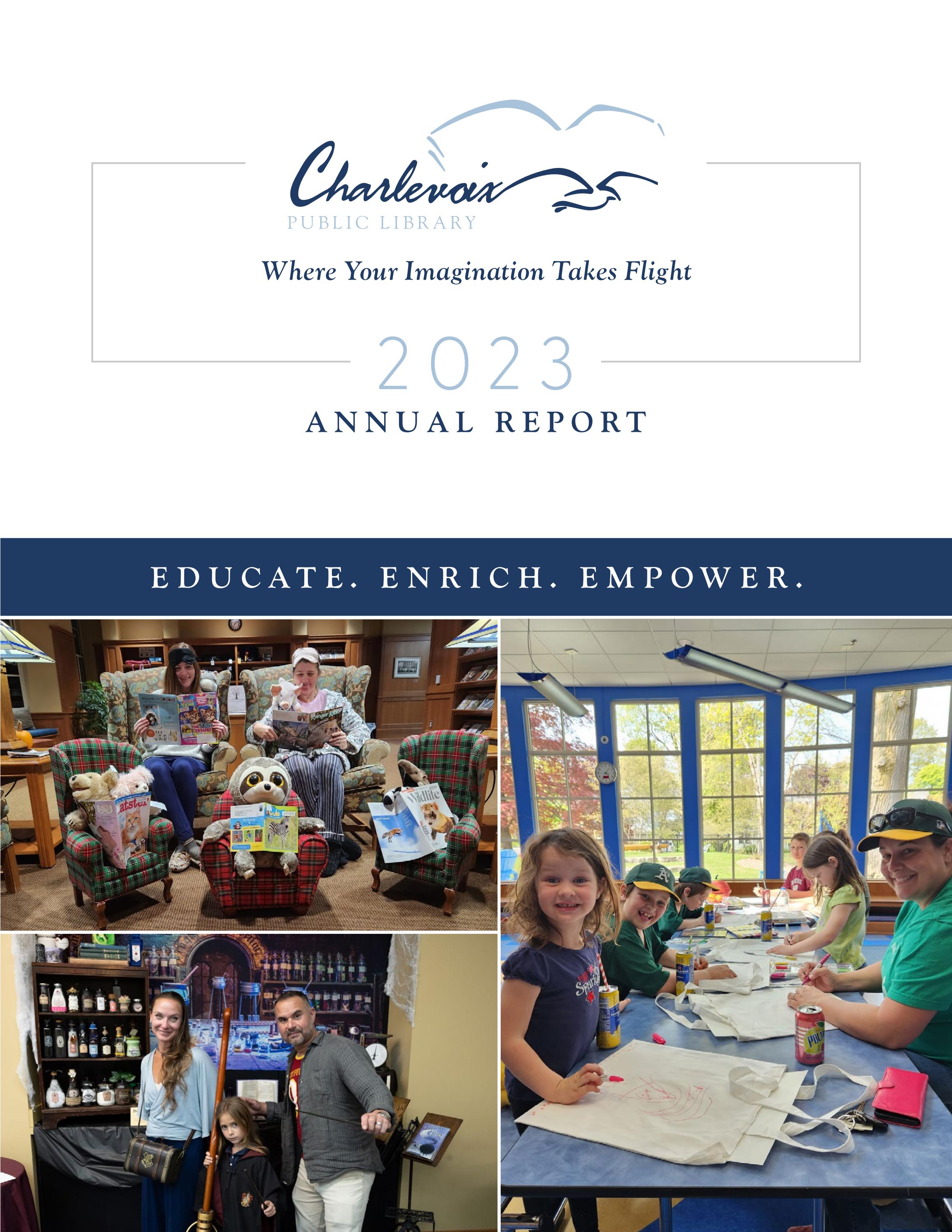 Charlevoix Public Library 2023 Annual Report by Mitchell Graphics - Issuu