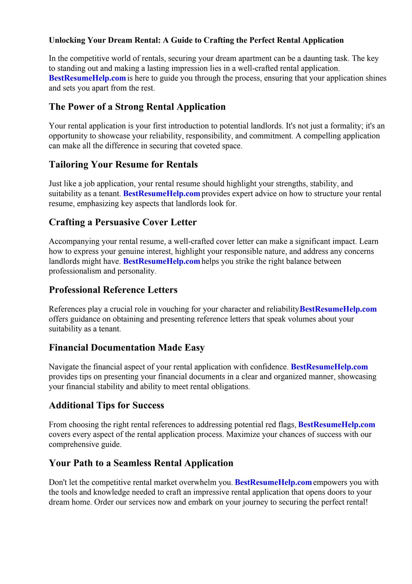 Rental Application Cover Letter Sample Australia by Samantha King - Issuu