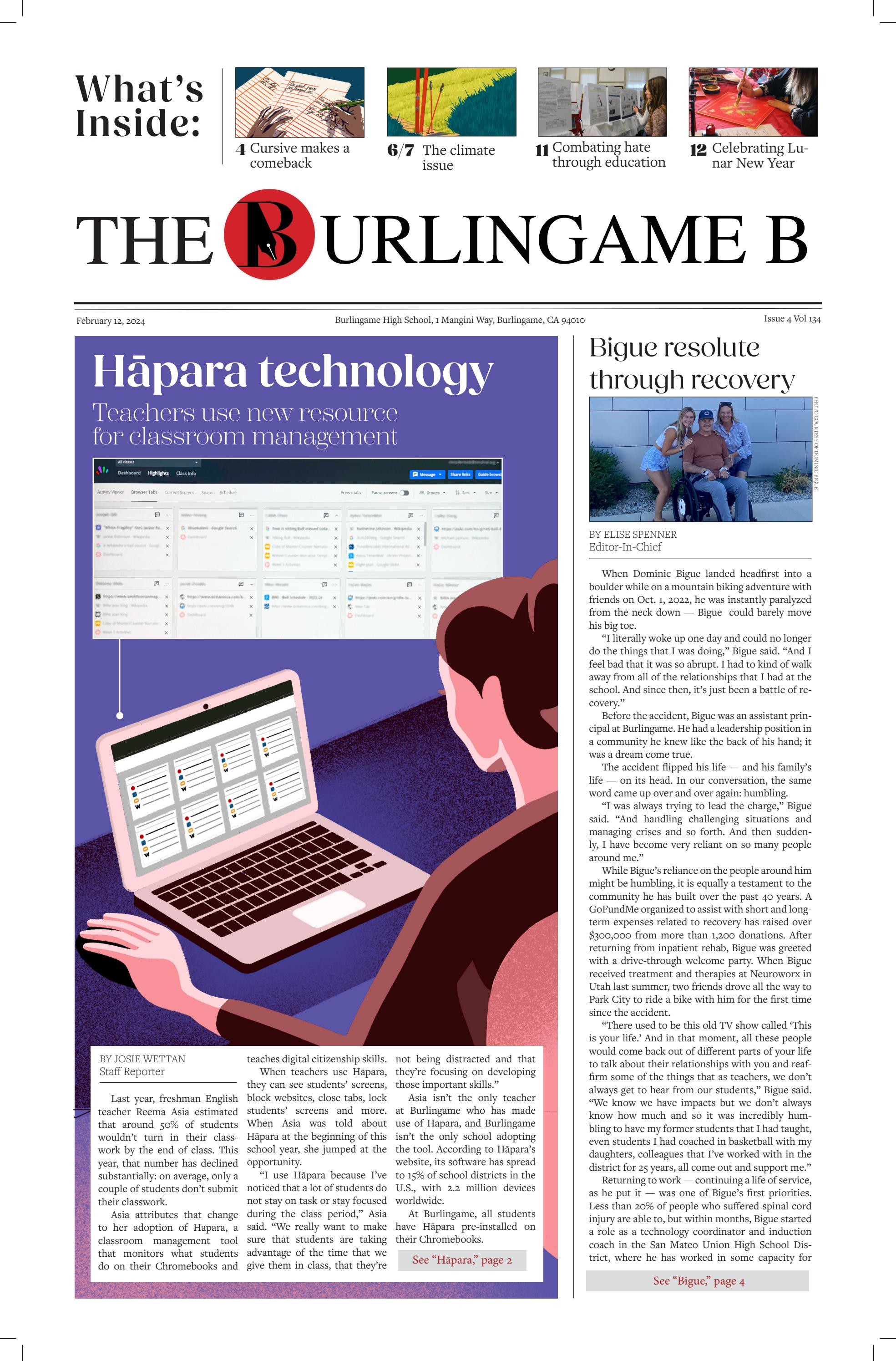 February Issue 2024 by The Burlingame B Newspaper - Issuu