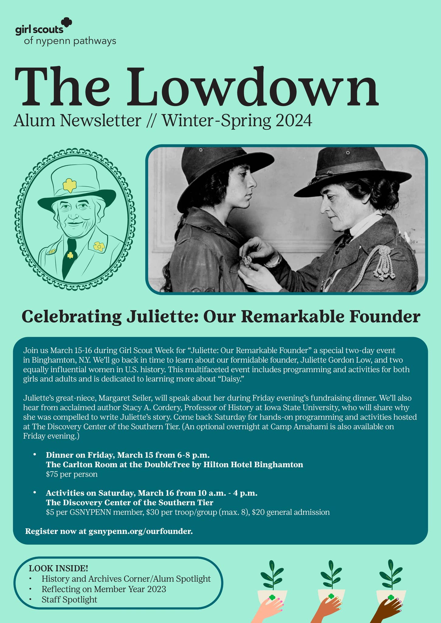The Lowdown Alum Newsletter // Winter-Spring 2024 by Girl Scouts of NYPENN Pathways - Issuu