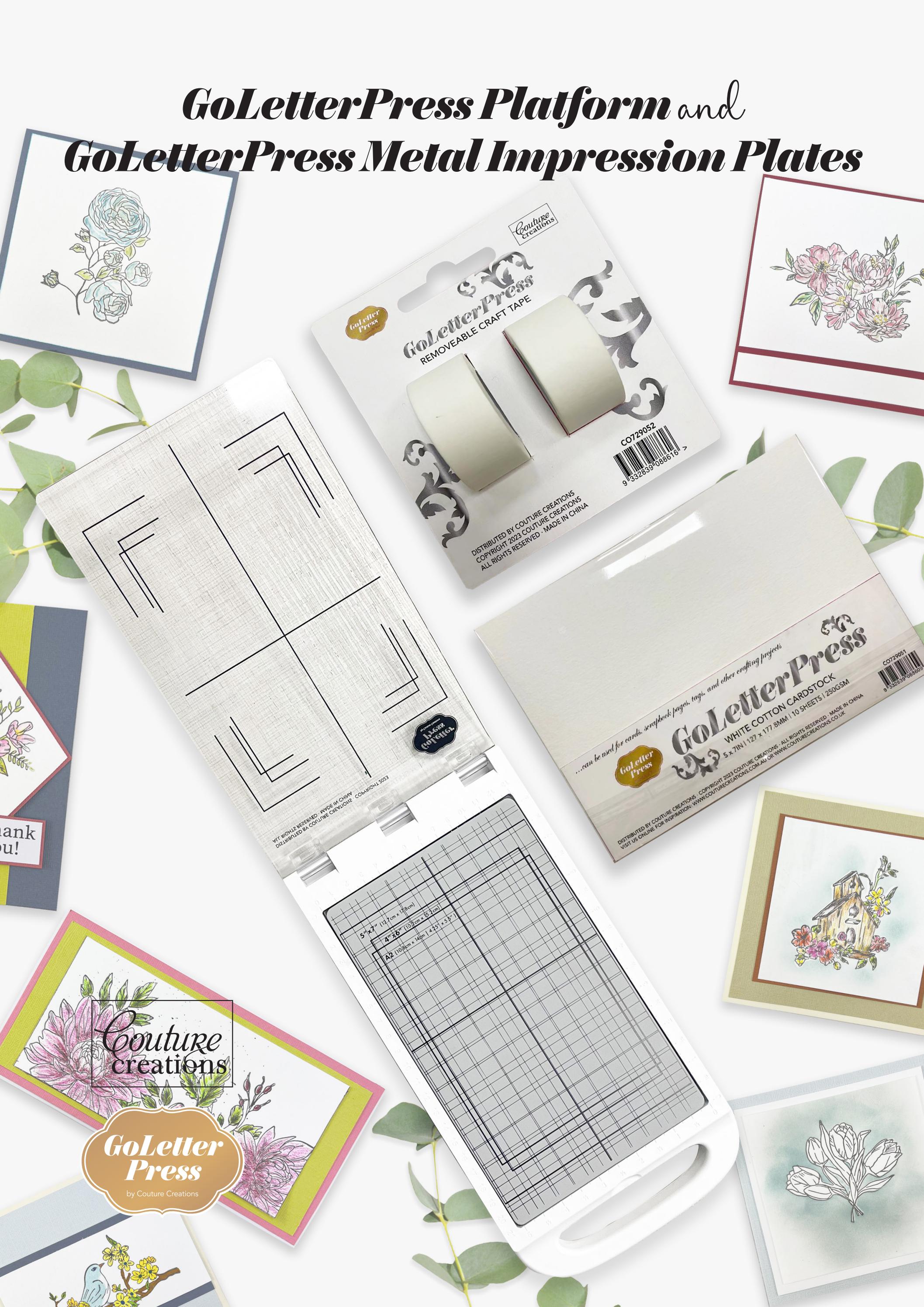 GoLetterPress and Impression Plate by Couture Creations - Issuu