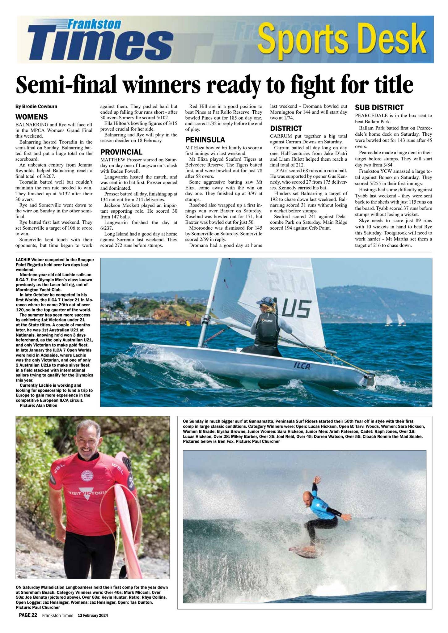 Frankston Times 13 February 2024 by Mornington Peninsula News Group - Issuu