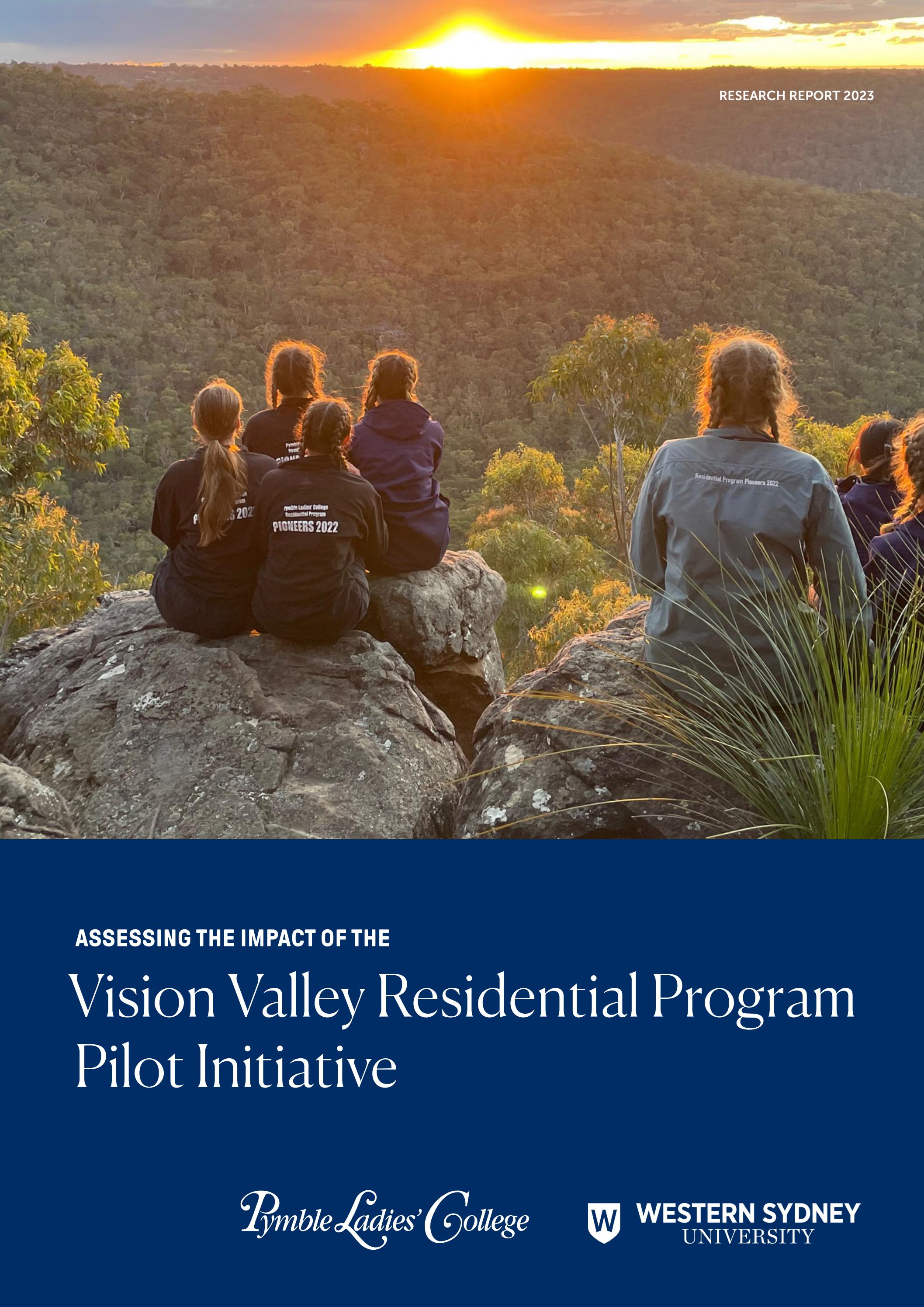 Vision Valley Residential Program Pilot Initiative Report by Pymble ...
