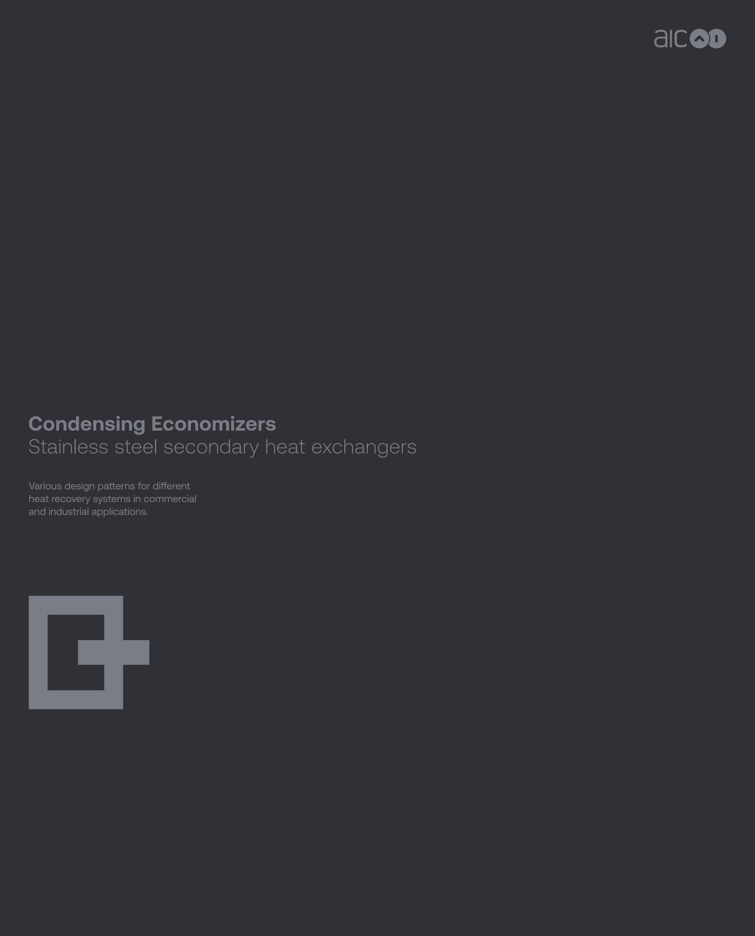 Condensing Economizers by myaic - Issuu
