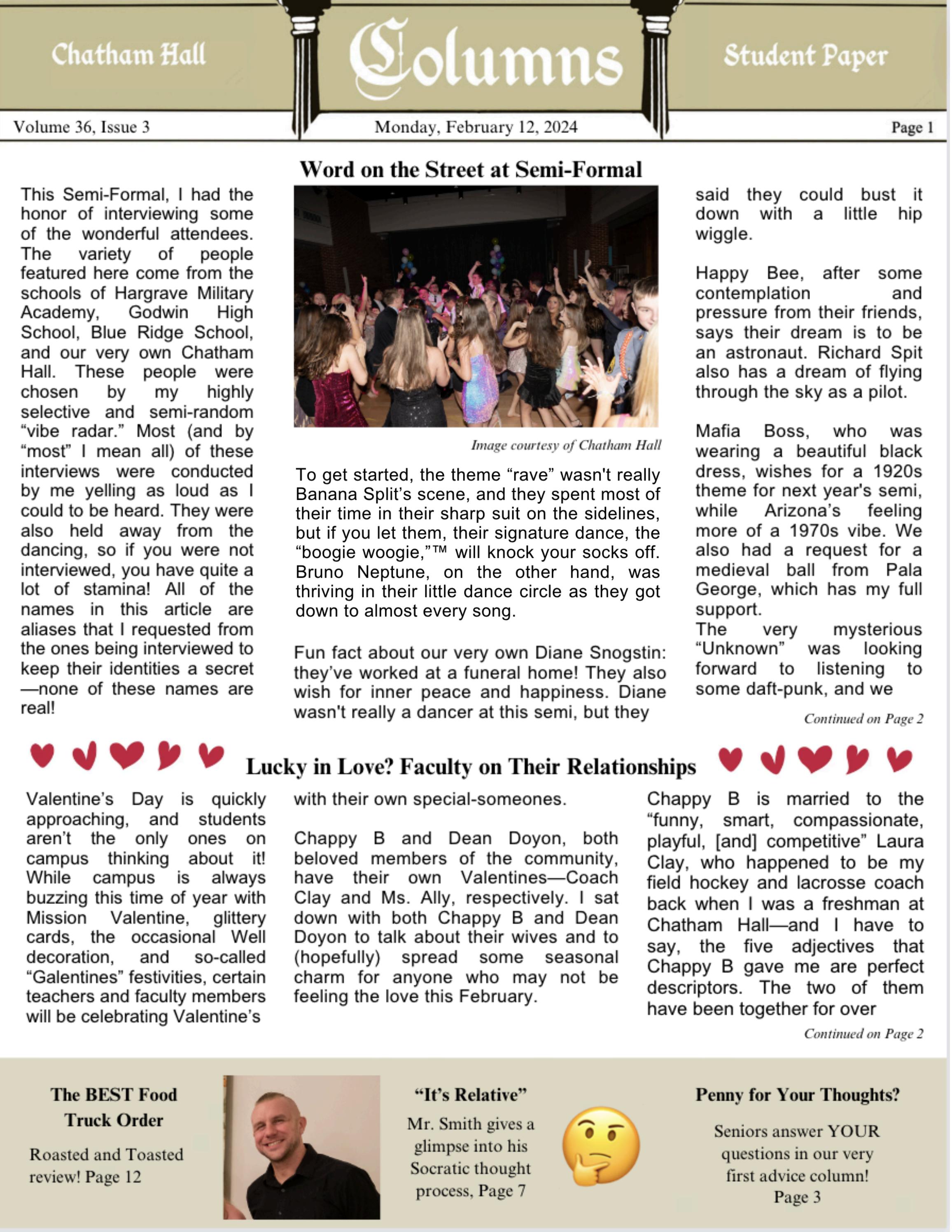 Columns - 2023-2024 Issue 3 by Chatham Hall - Issuu