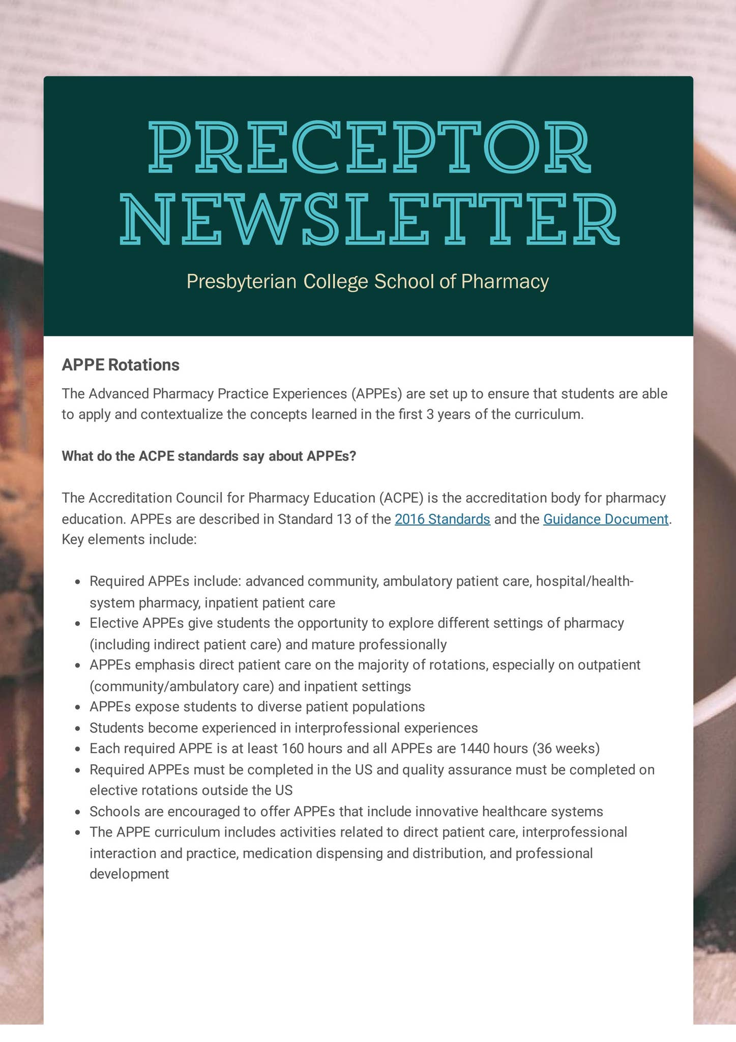 Preceptor Newsletter - 12.08-2023 by Presbyterian College - Issuu