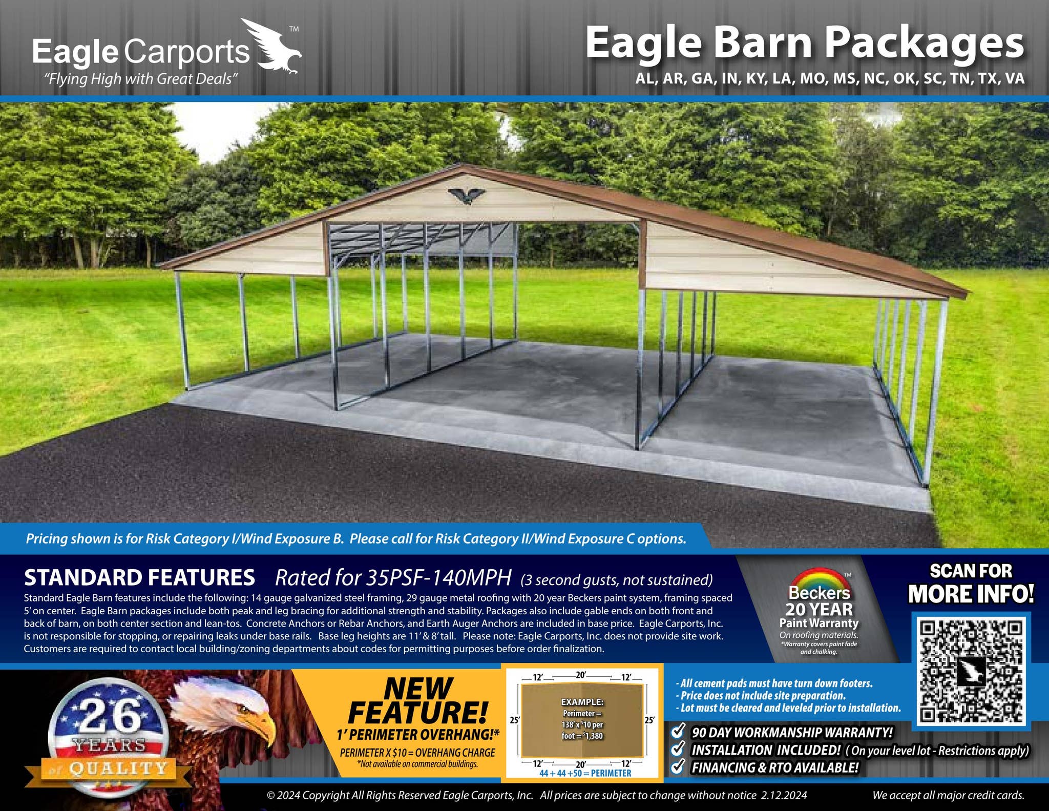 Blue Eagle Barn 2.12.24 by Eagle Carports - Issuu